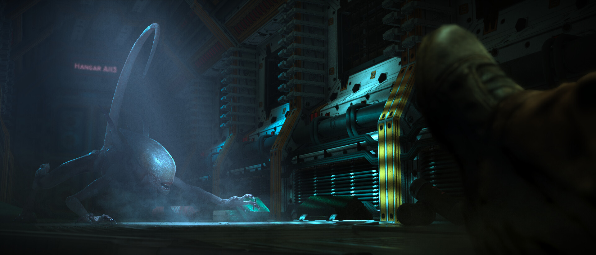 ArtStation - Intrusion - Lighting, Compositing