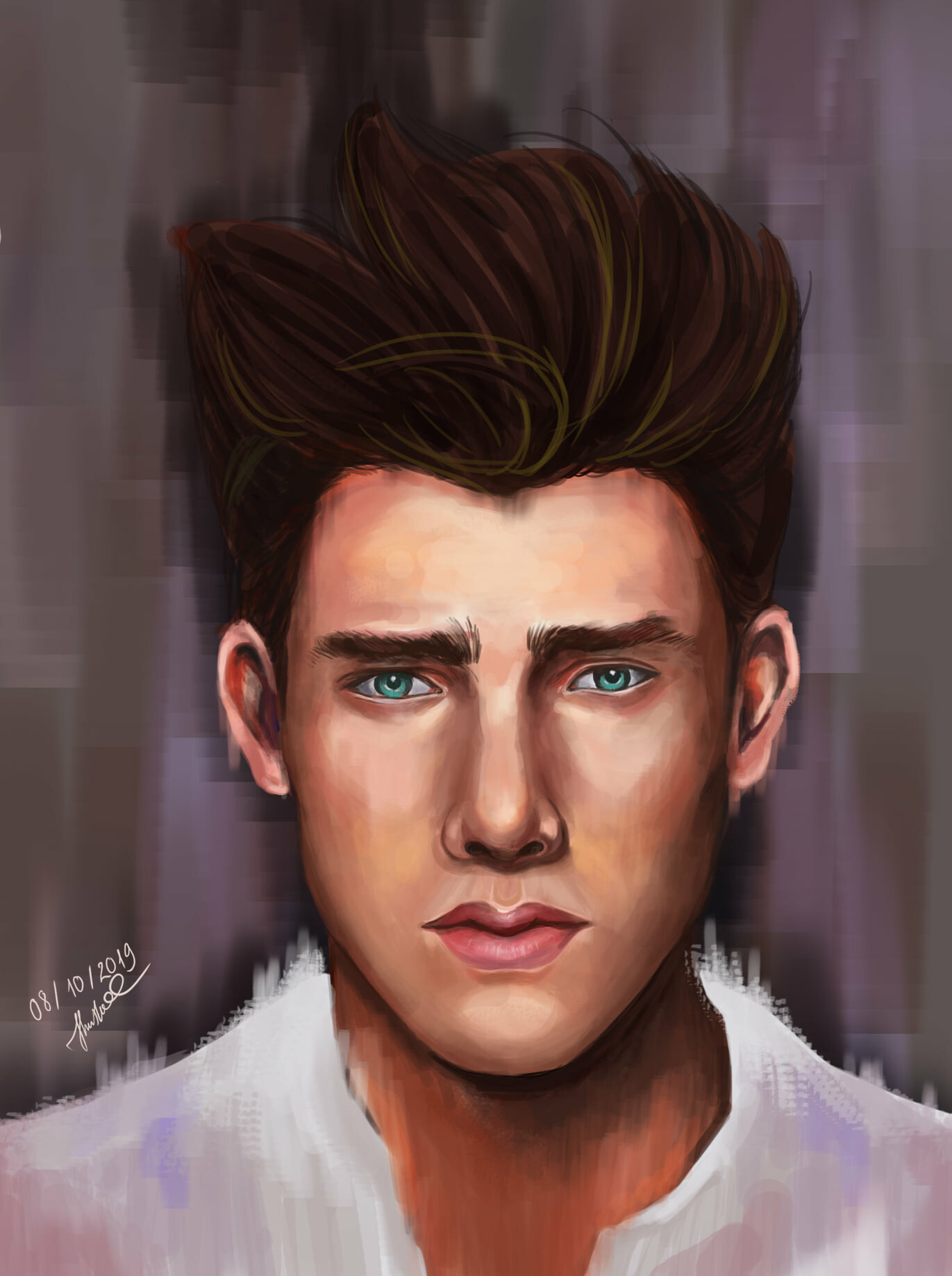 ArtStation - sad man