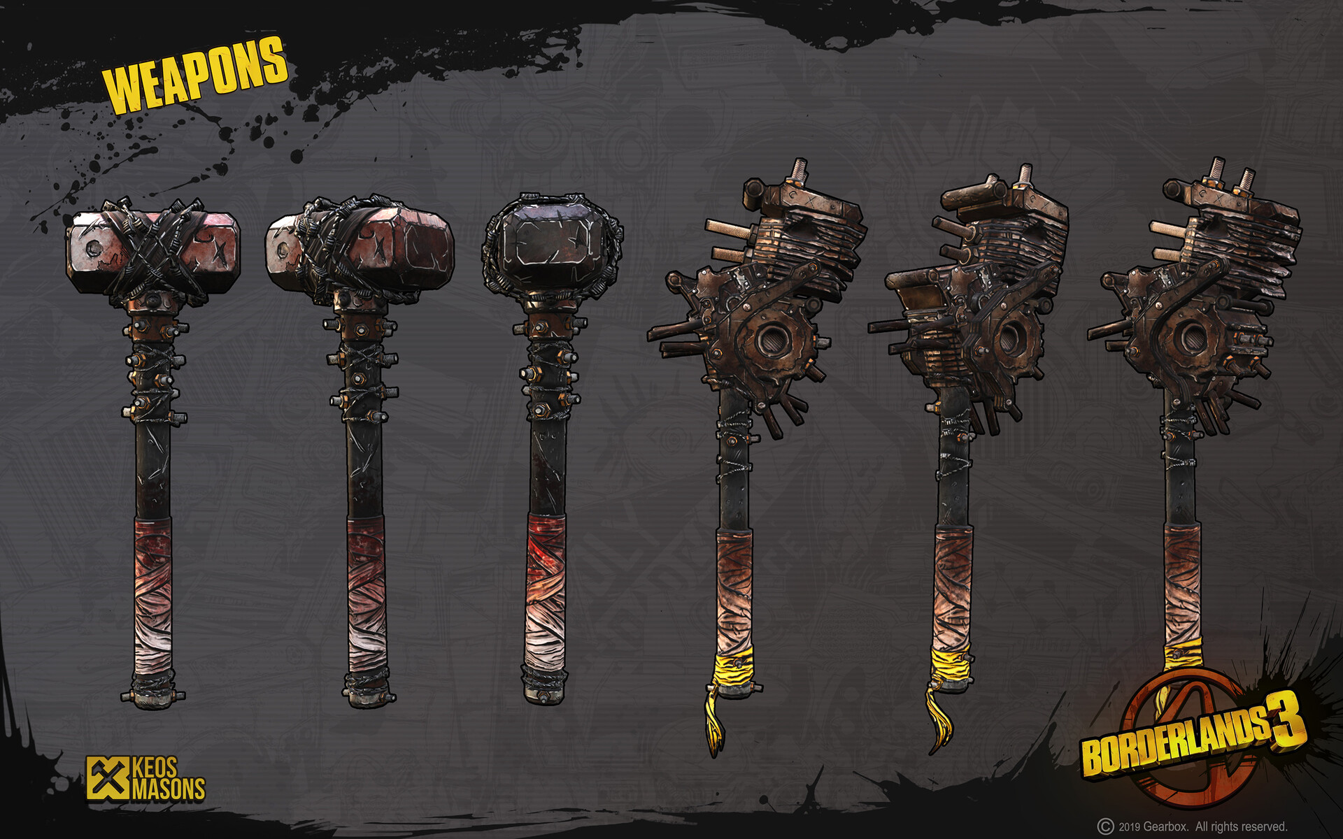 KEOS MASONS - Borderlands 3 - Weapons