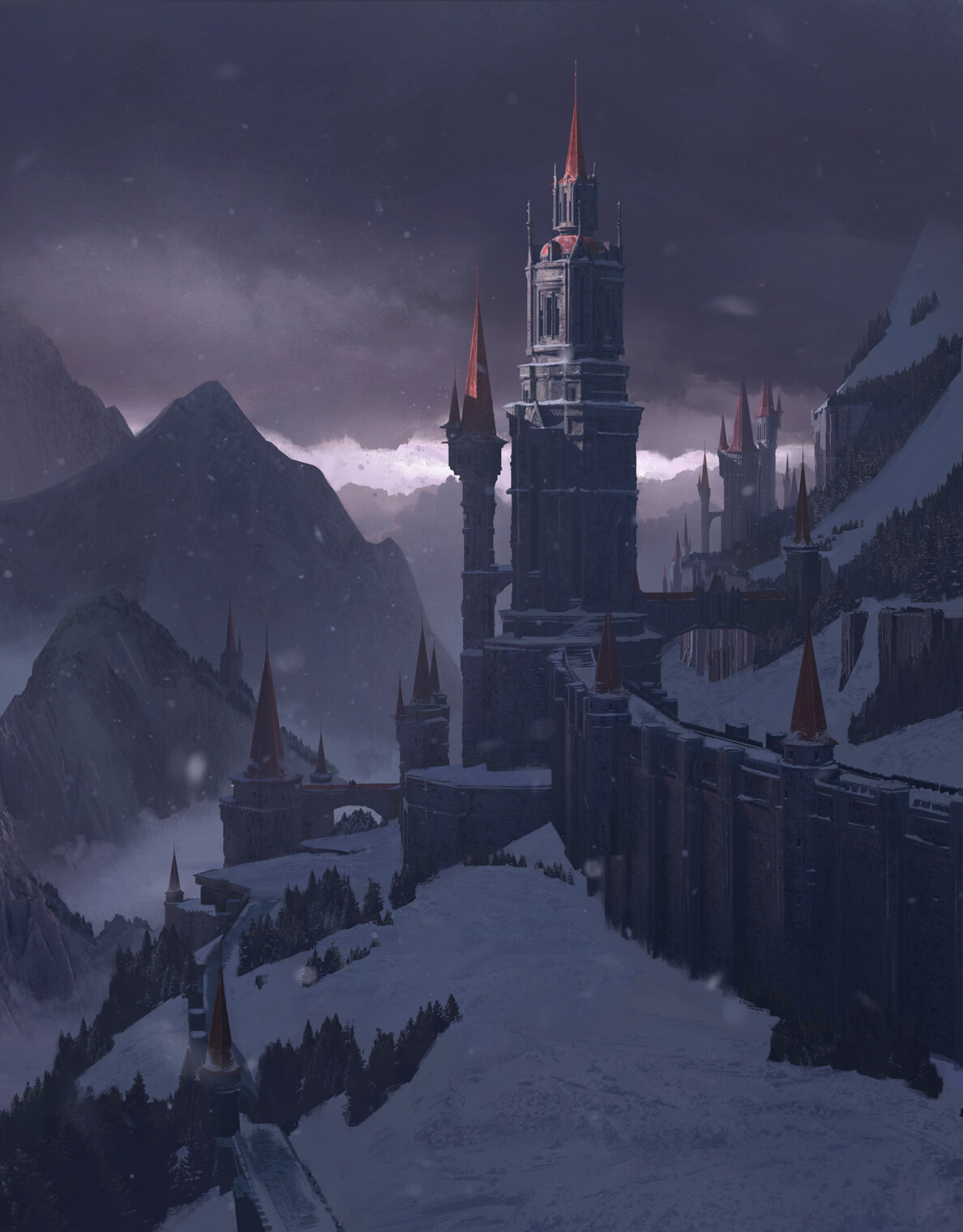 ArtStation - Castle illustration