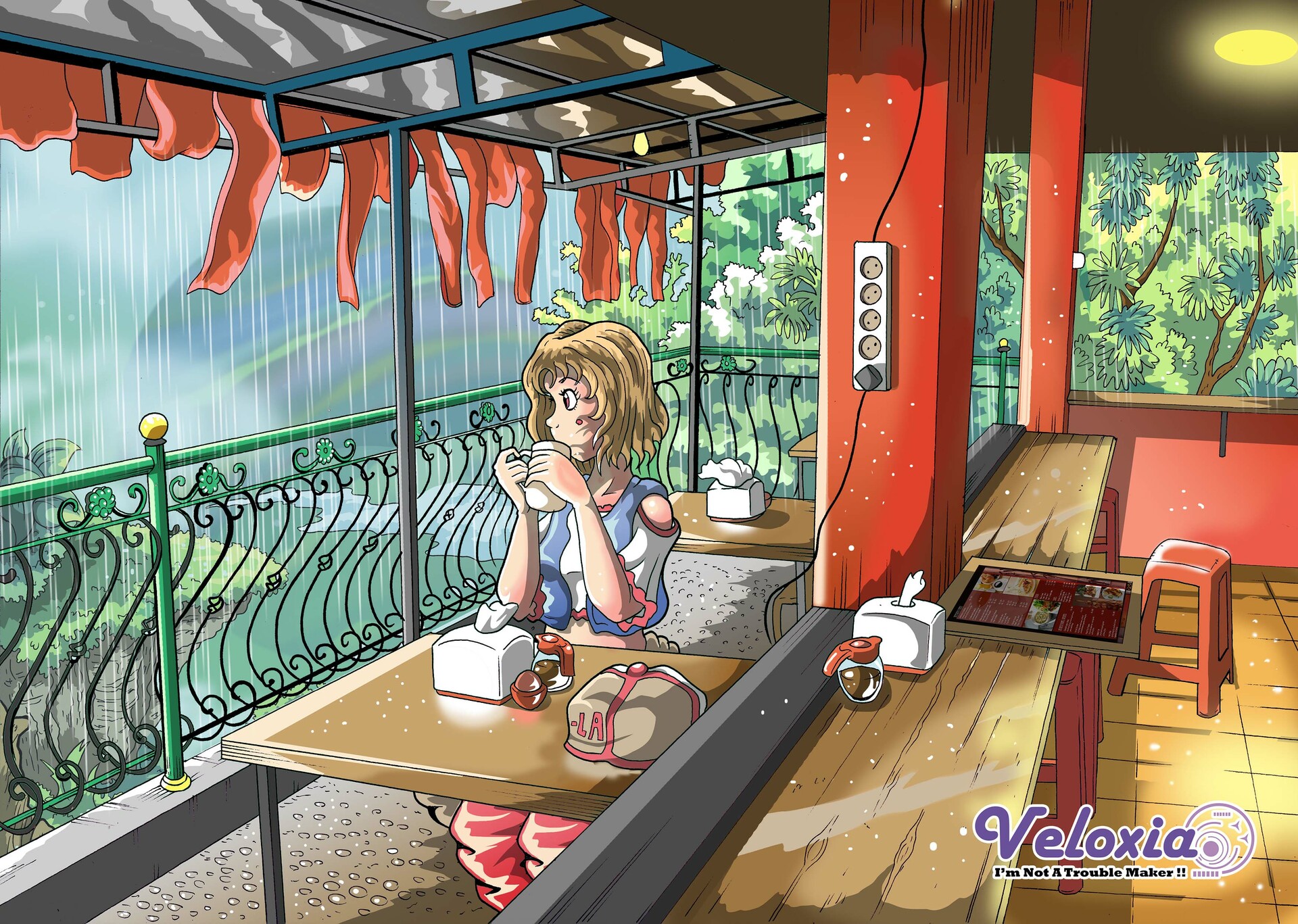 Artstation Kyla Drinking Tea