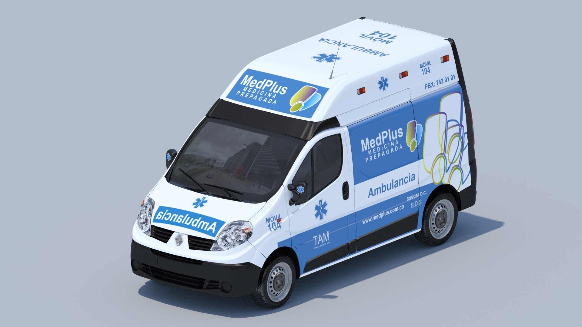 ArtStation - Ambulance Model MedPlus