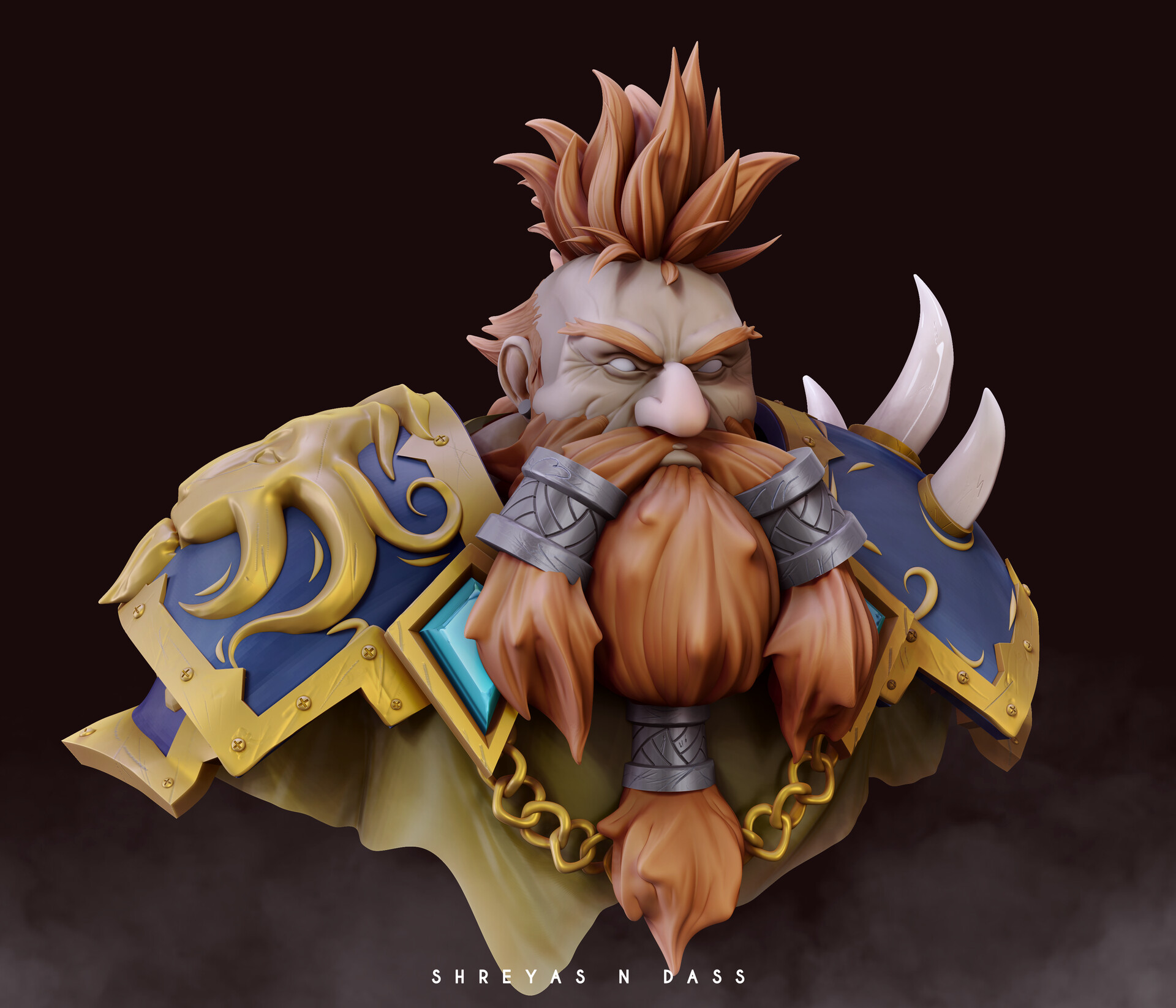 ArtStation - Dwarf Bust