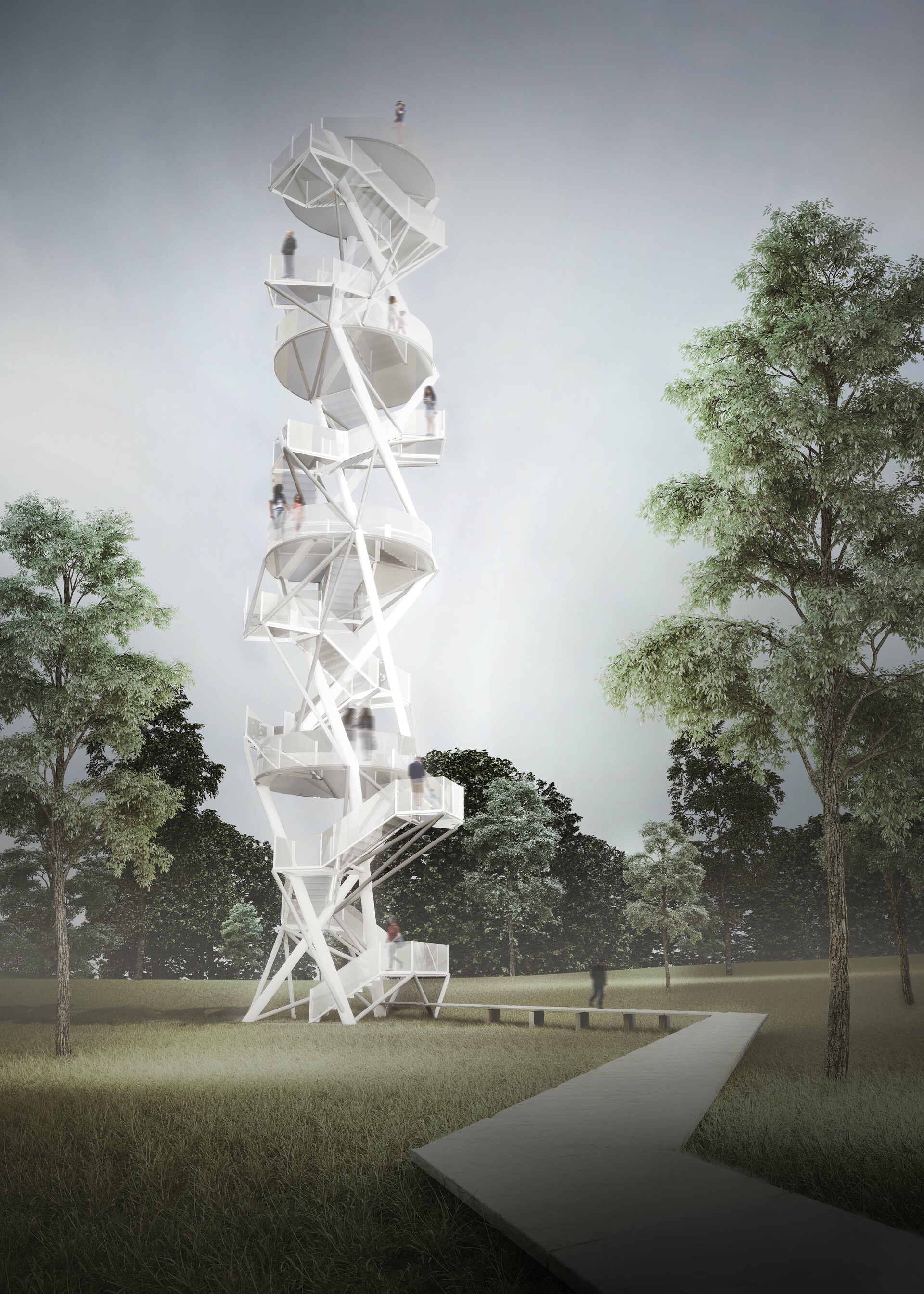 ArtStation - Architecture Visualization - Observation Tower design