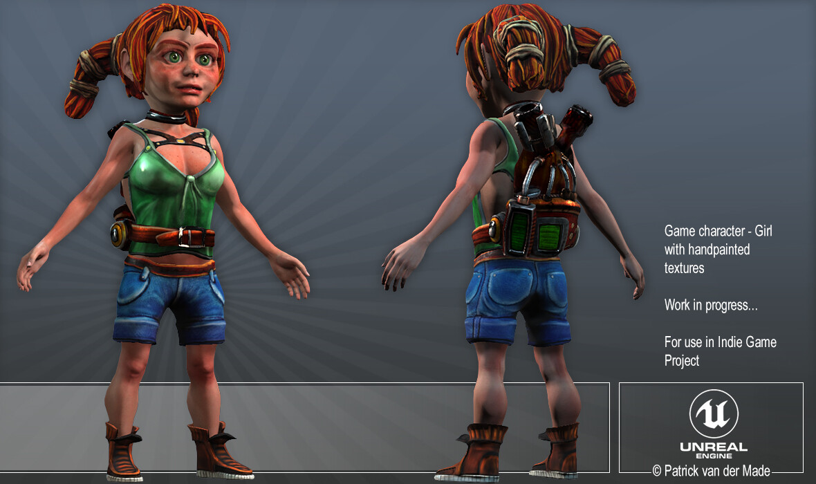 ArtStation - Game character - Girl