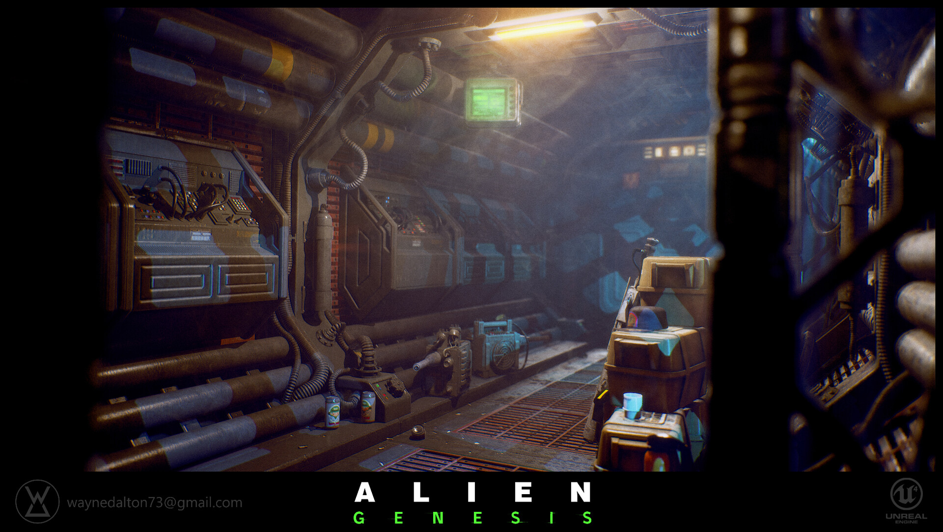Wayne Dalton 🎮 - Alien Genesis - Unreal engine 4.21 - video & WIPs