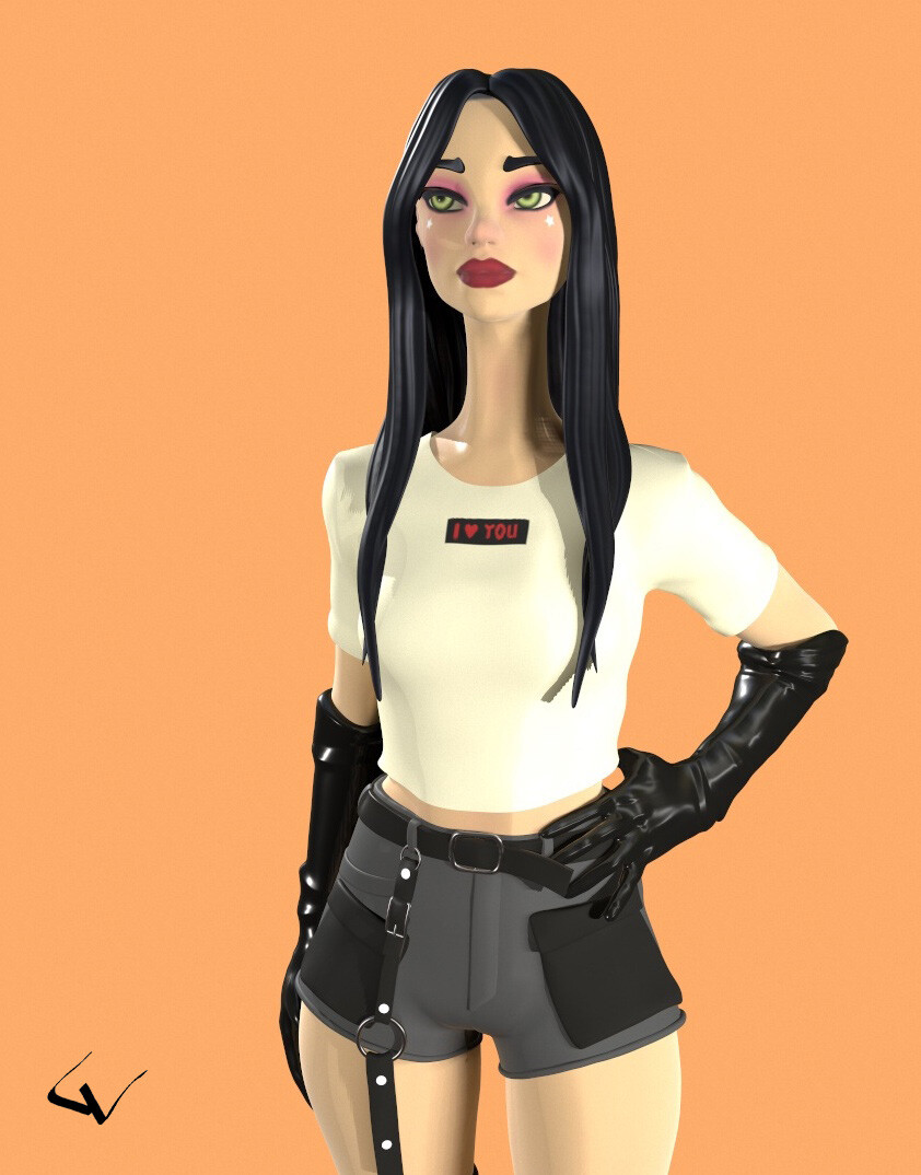 ArtStation - Goth Girl