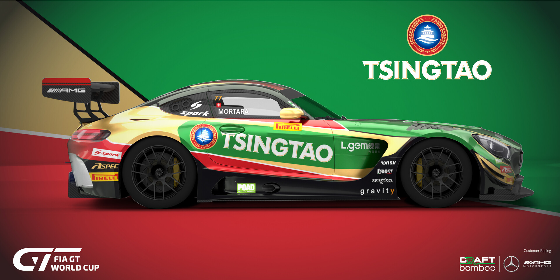 Arthur Tam - 2019 Macau GP -Tsingtao Livery Design