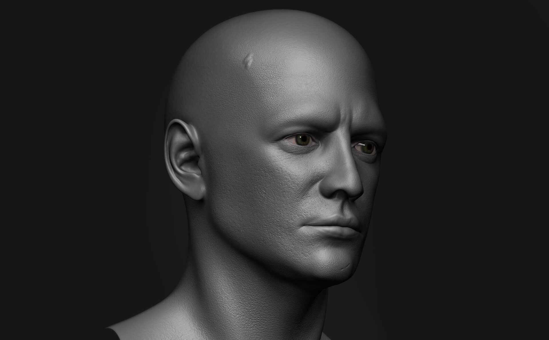 ArtStation - Male Head Sculpt
