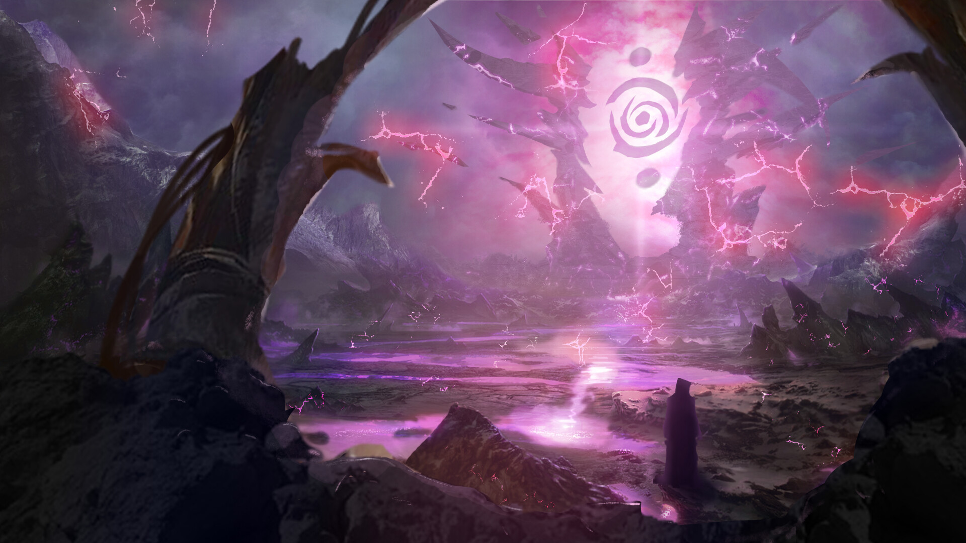 ArtStation - The Unforgiving Southern Desert Mountains, Land of the Void