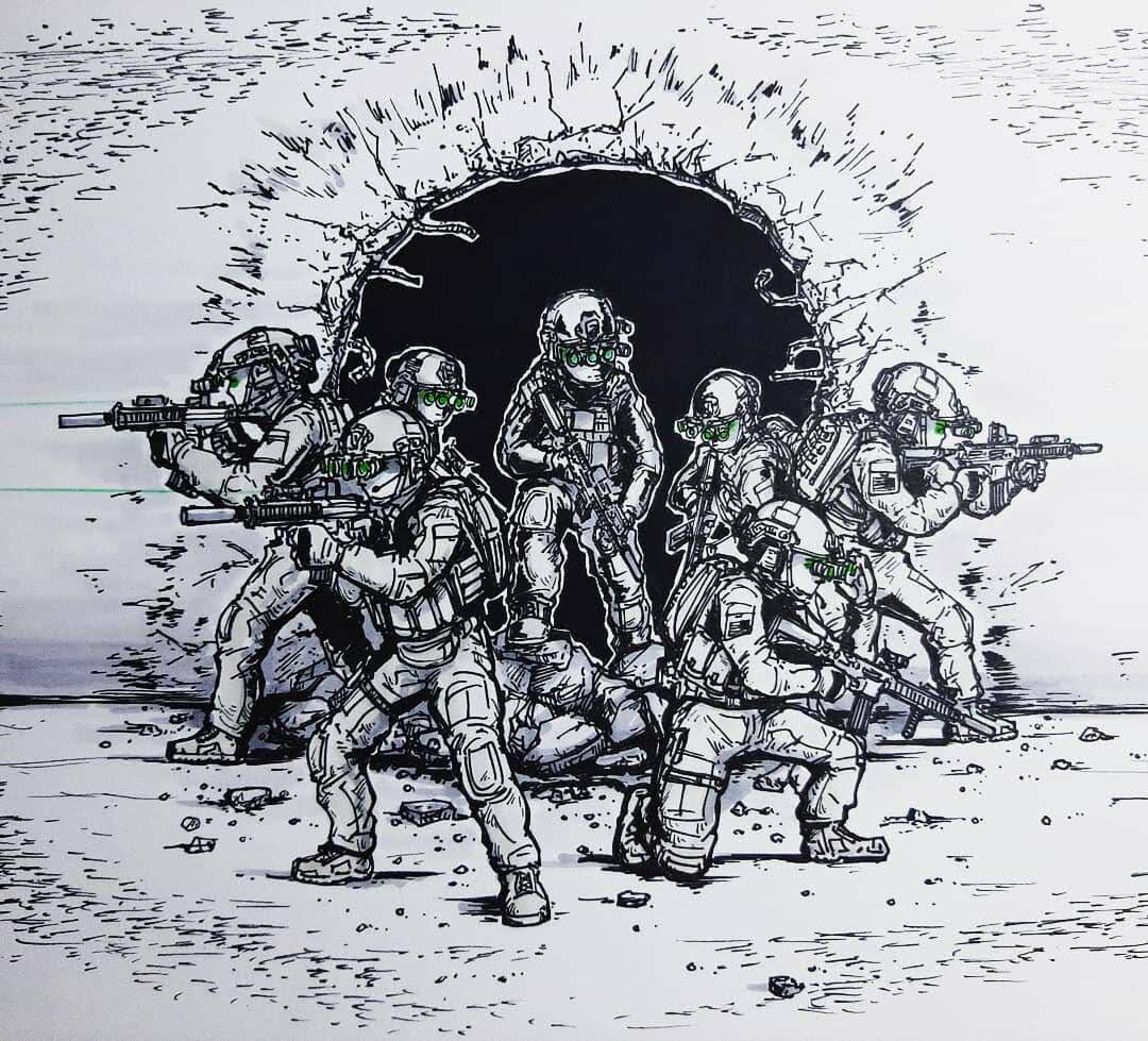 seal team coloring pages