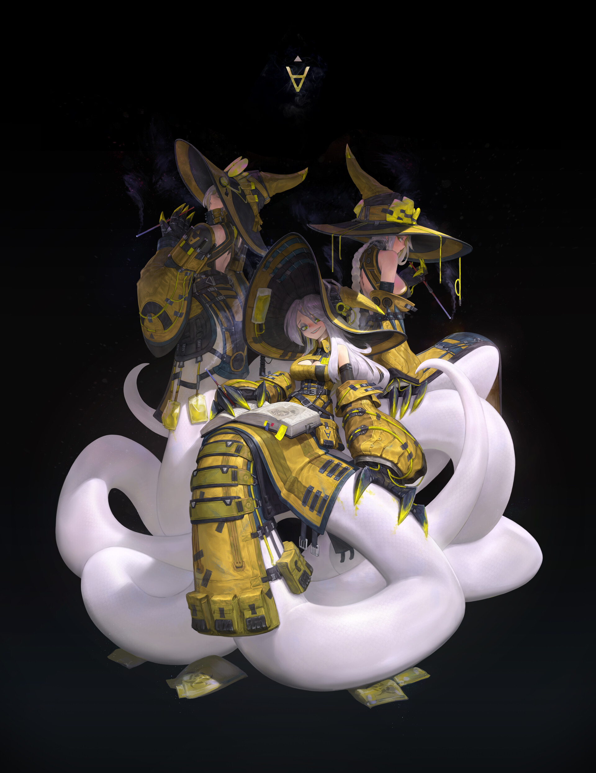 ArtStation - Lamia - gorgon sisters