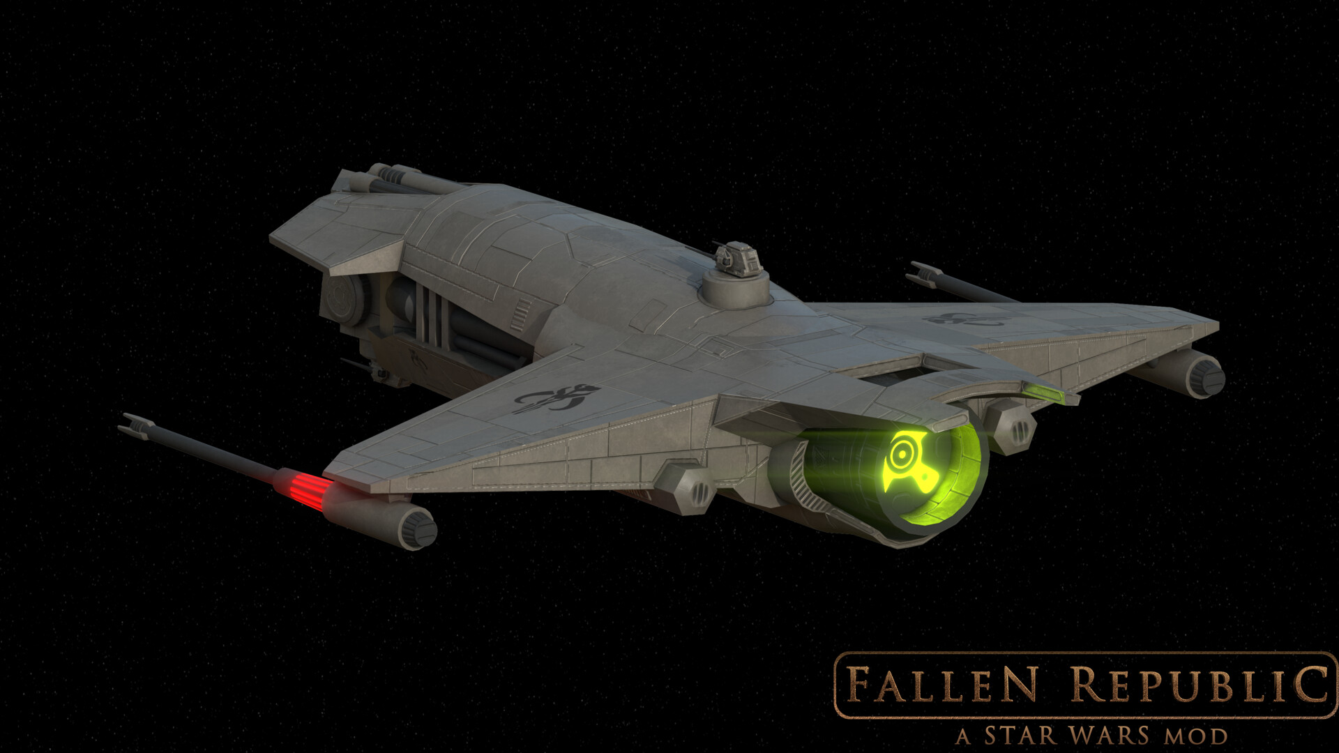Daniel T. - Fallen Republic Mandalorian Krayt- class Corvette