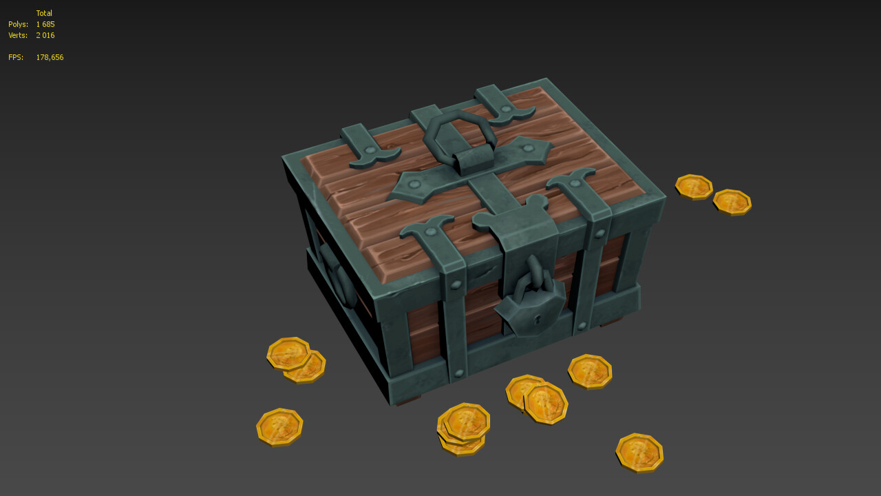 ArtStation - Coin chest