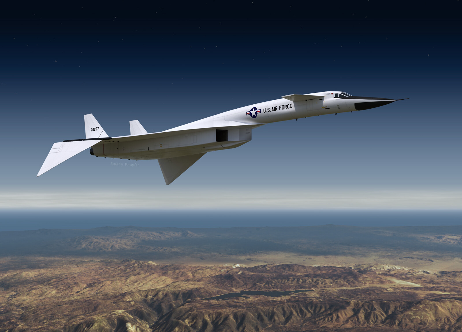 ArtStation - XB-70 Valkyrie