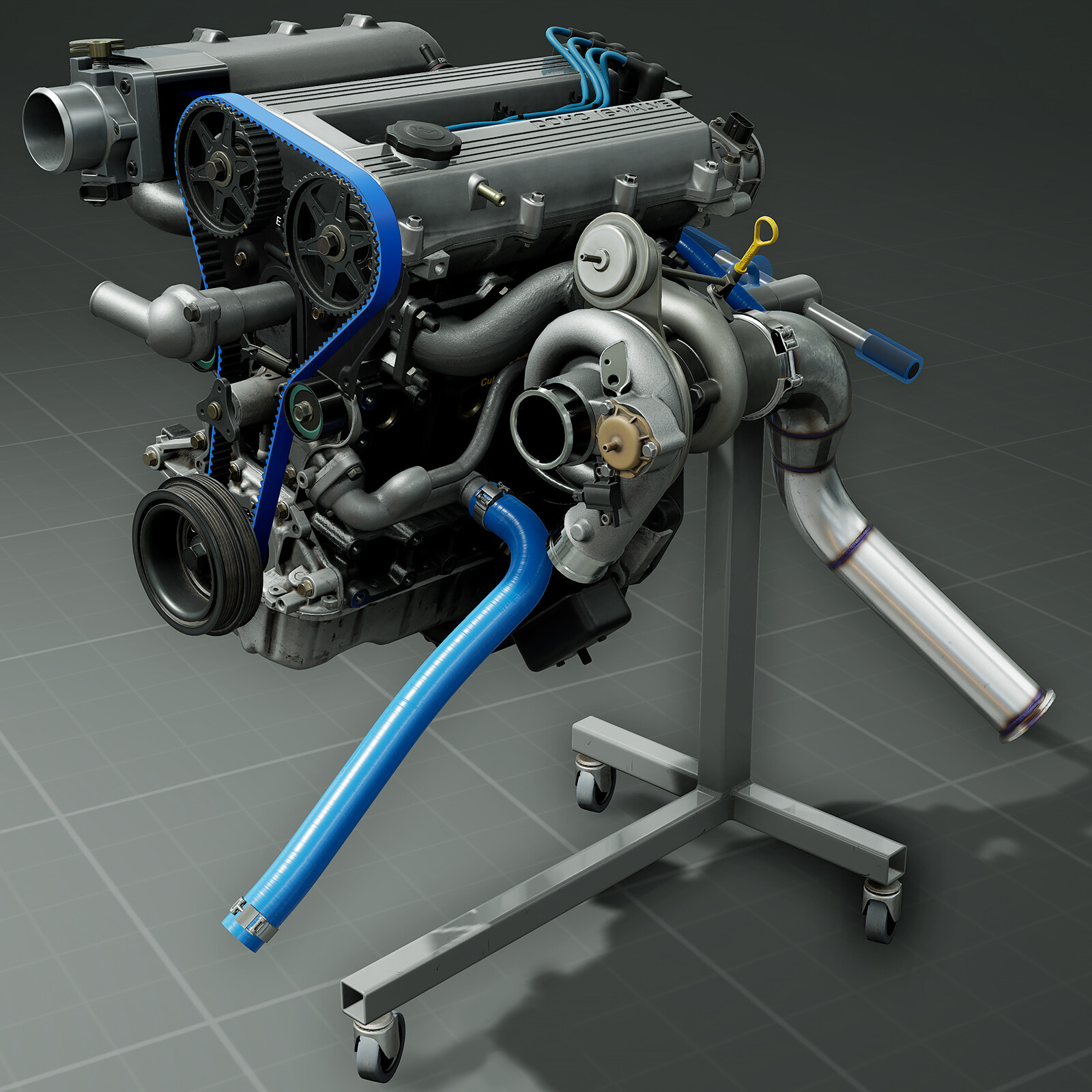ArtStation - Wrench: Turbocharger parts