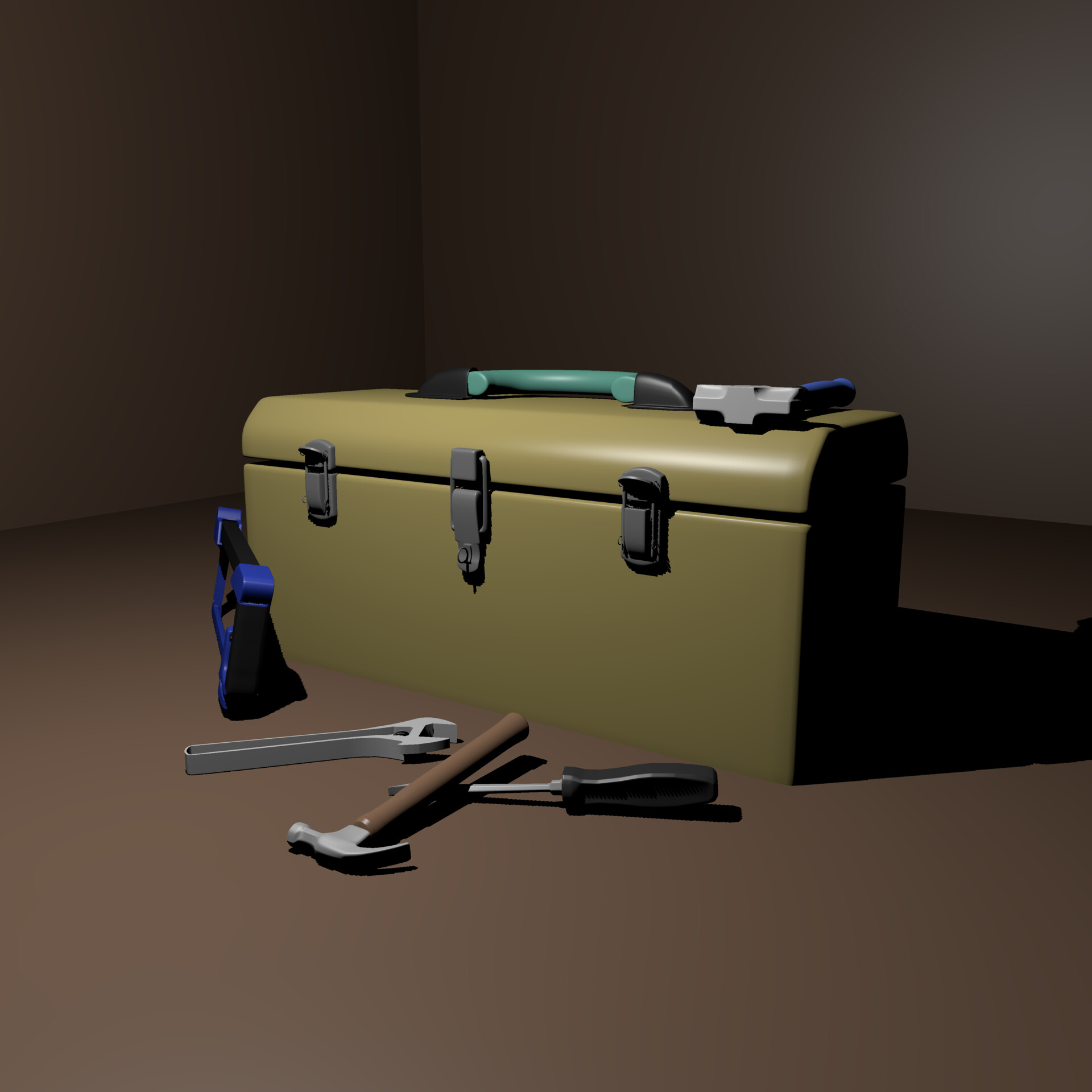 ArtStation - Tool box and tool models