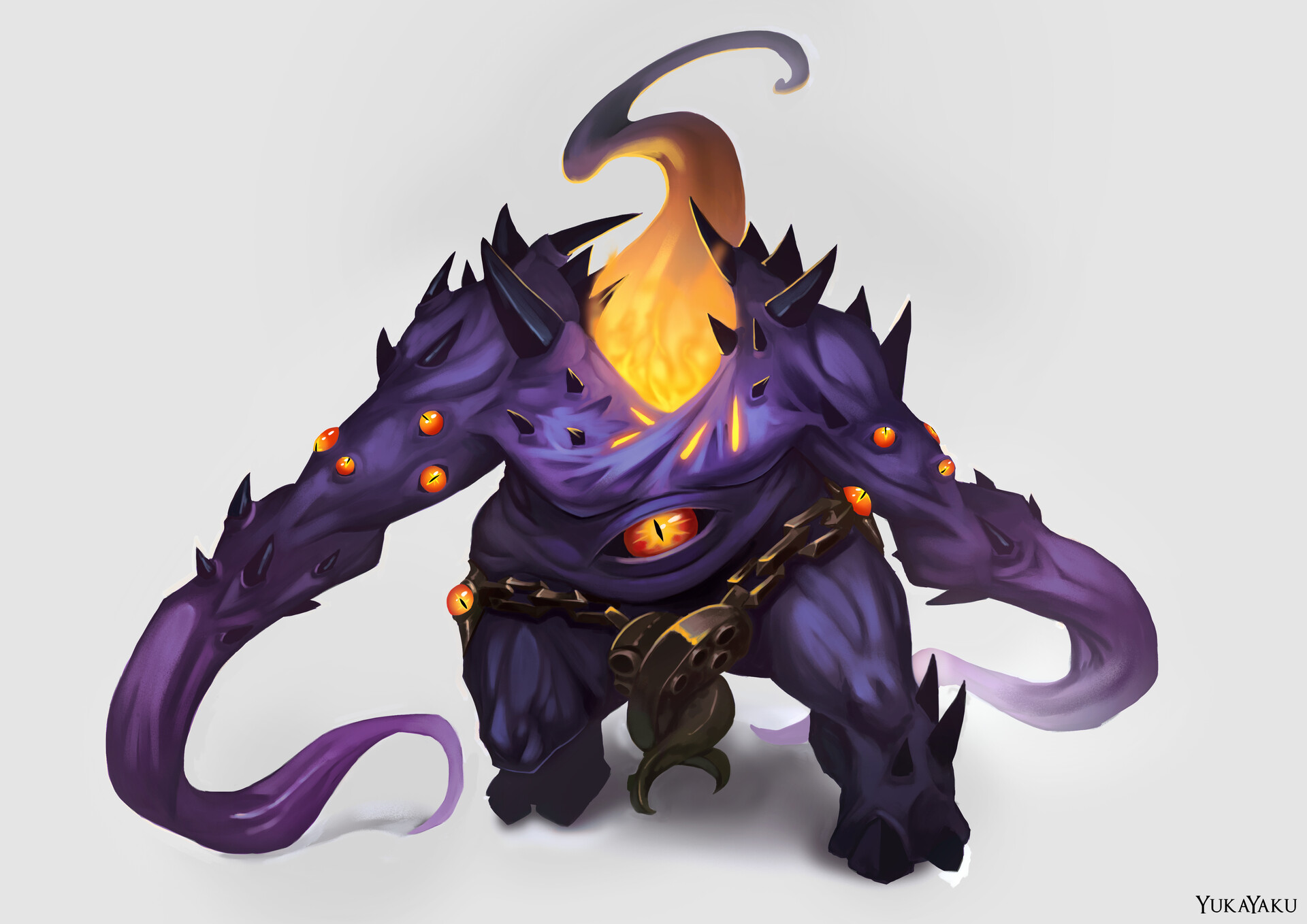 Yuka Yaku - Creatures of N'zoth - WoW fan art