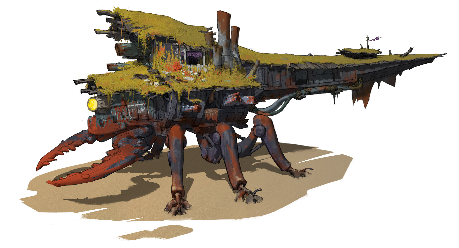 ArtStation - 移动炮楼 Mobile Turret