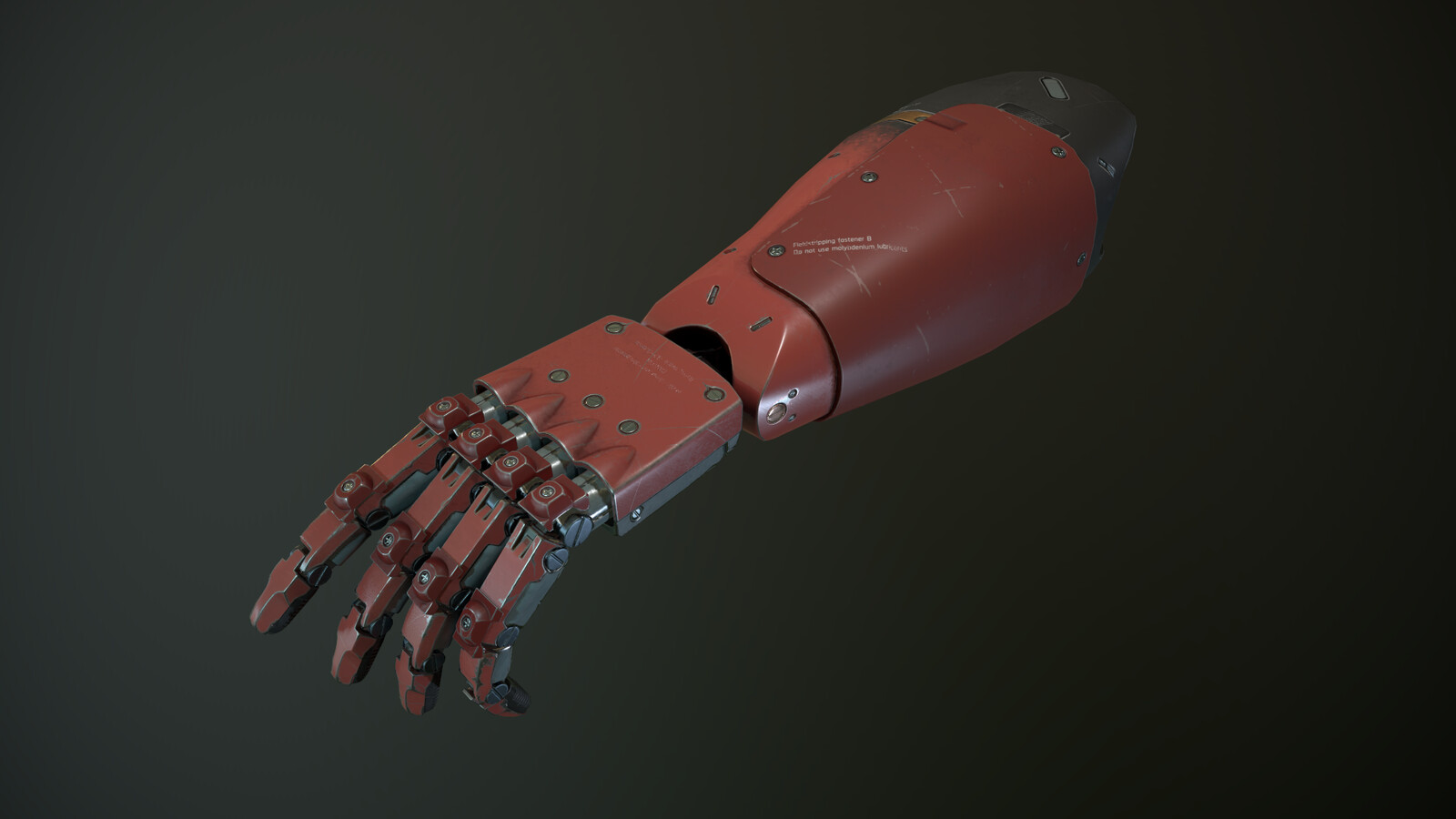 Maksym Plieva - Venom Snake's bionic arm fan art