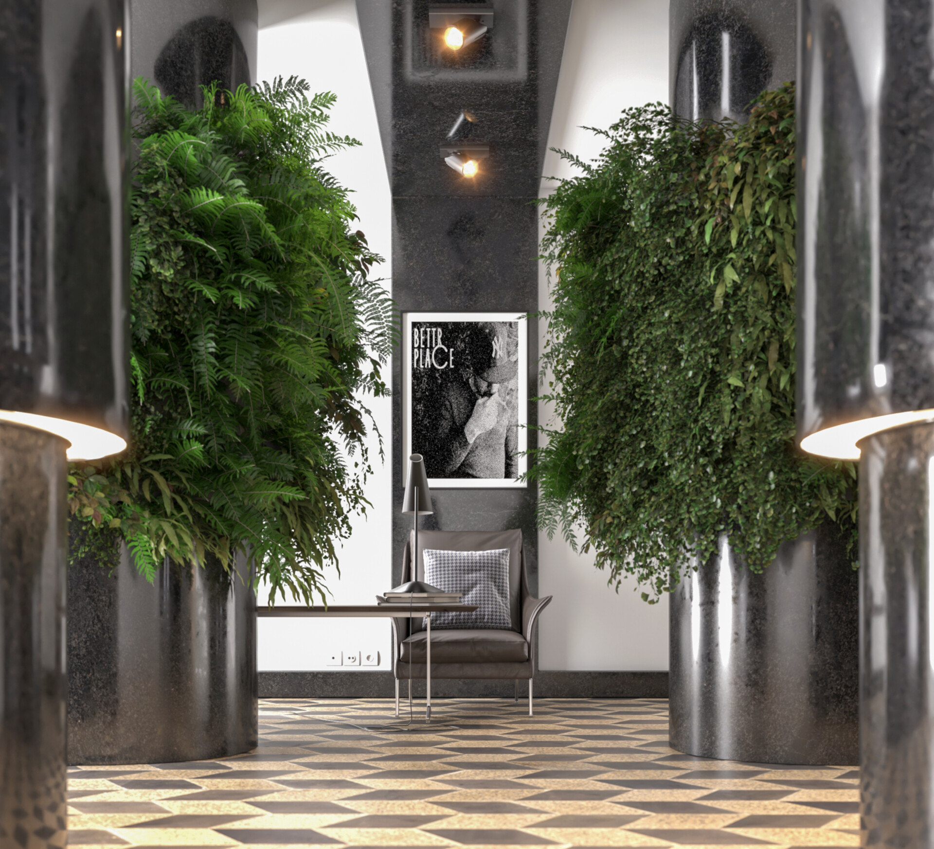 ArtStation - green wall