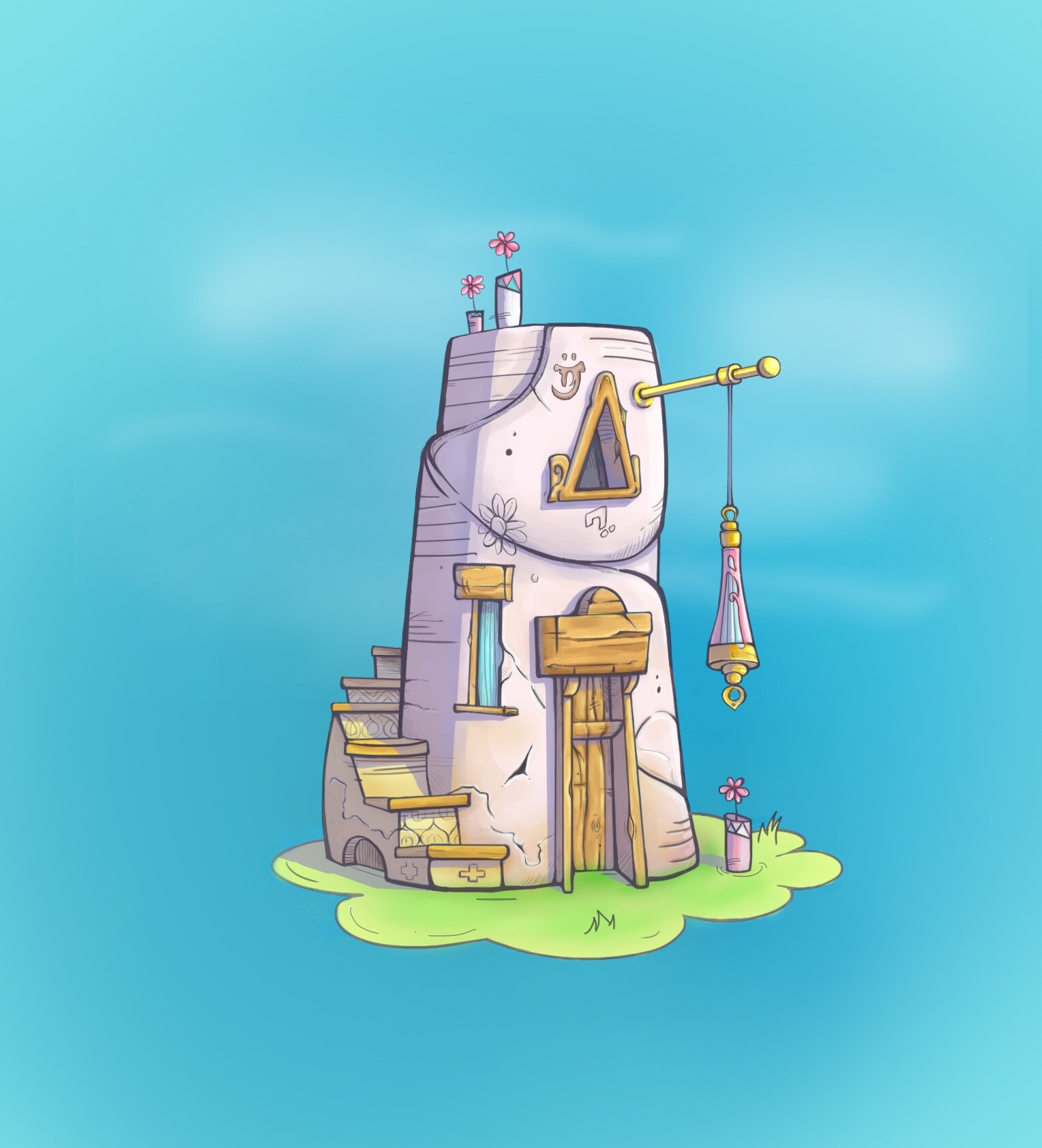 ArtStation - Cartoon house