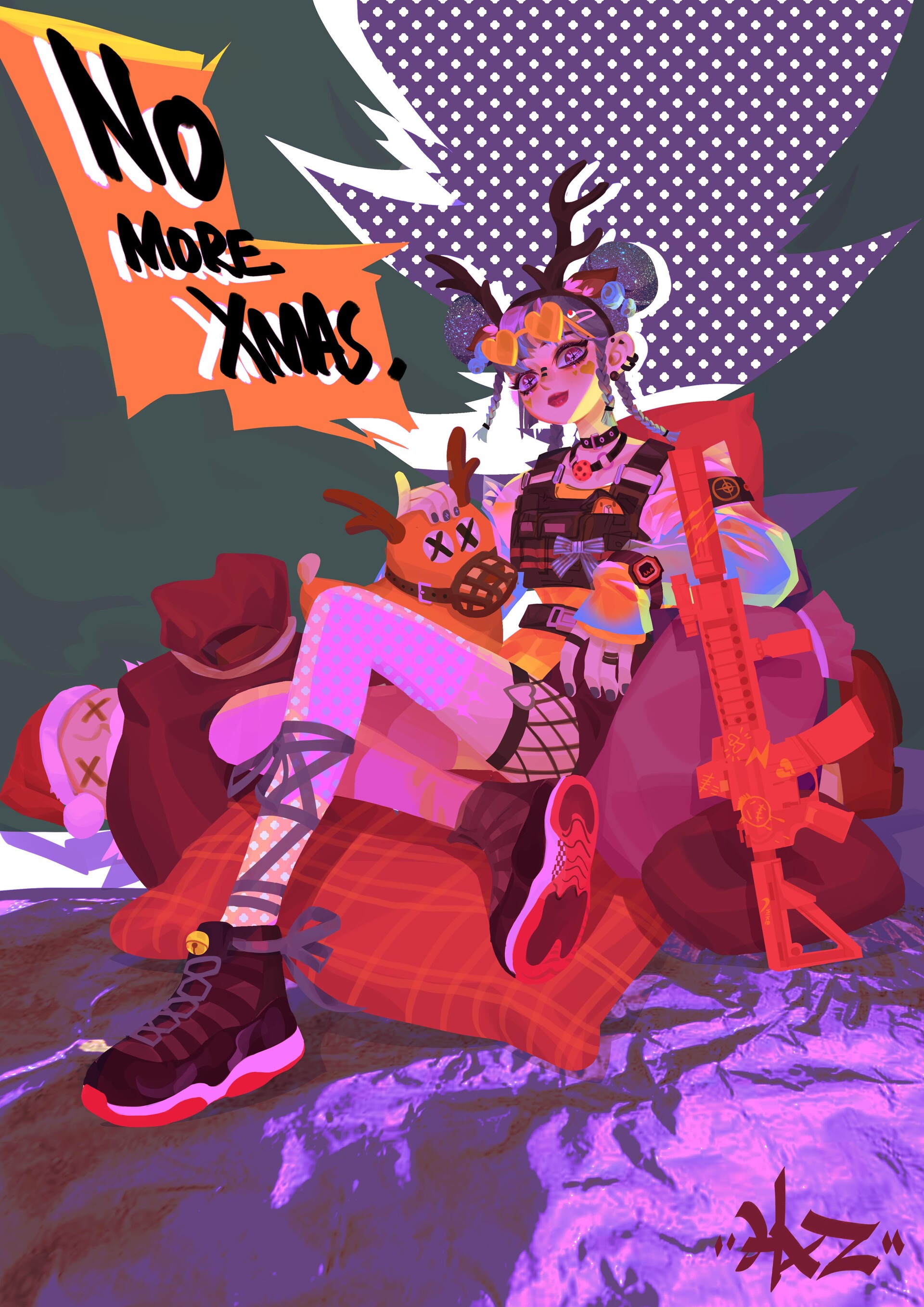 ArtStation - Nightmare Of Santa