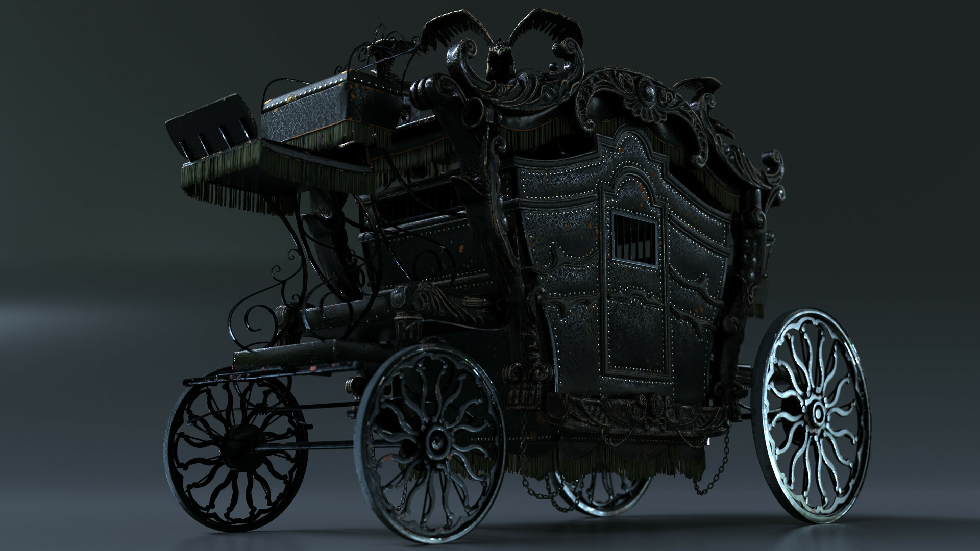 ArtStation - Gothic carriage
