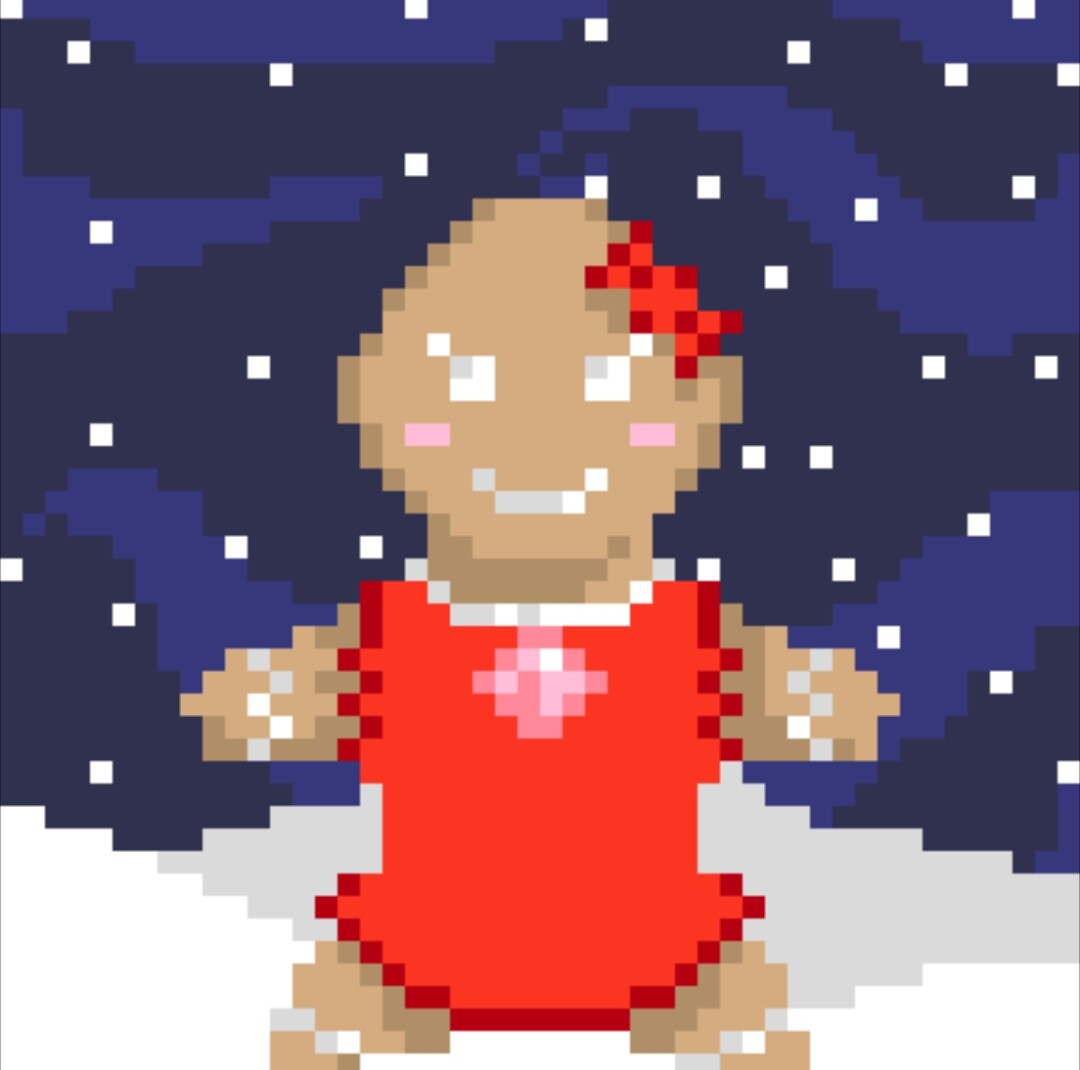 ArtStation - Pixel Art- Gingerbread Woman 🎄🎅