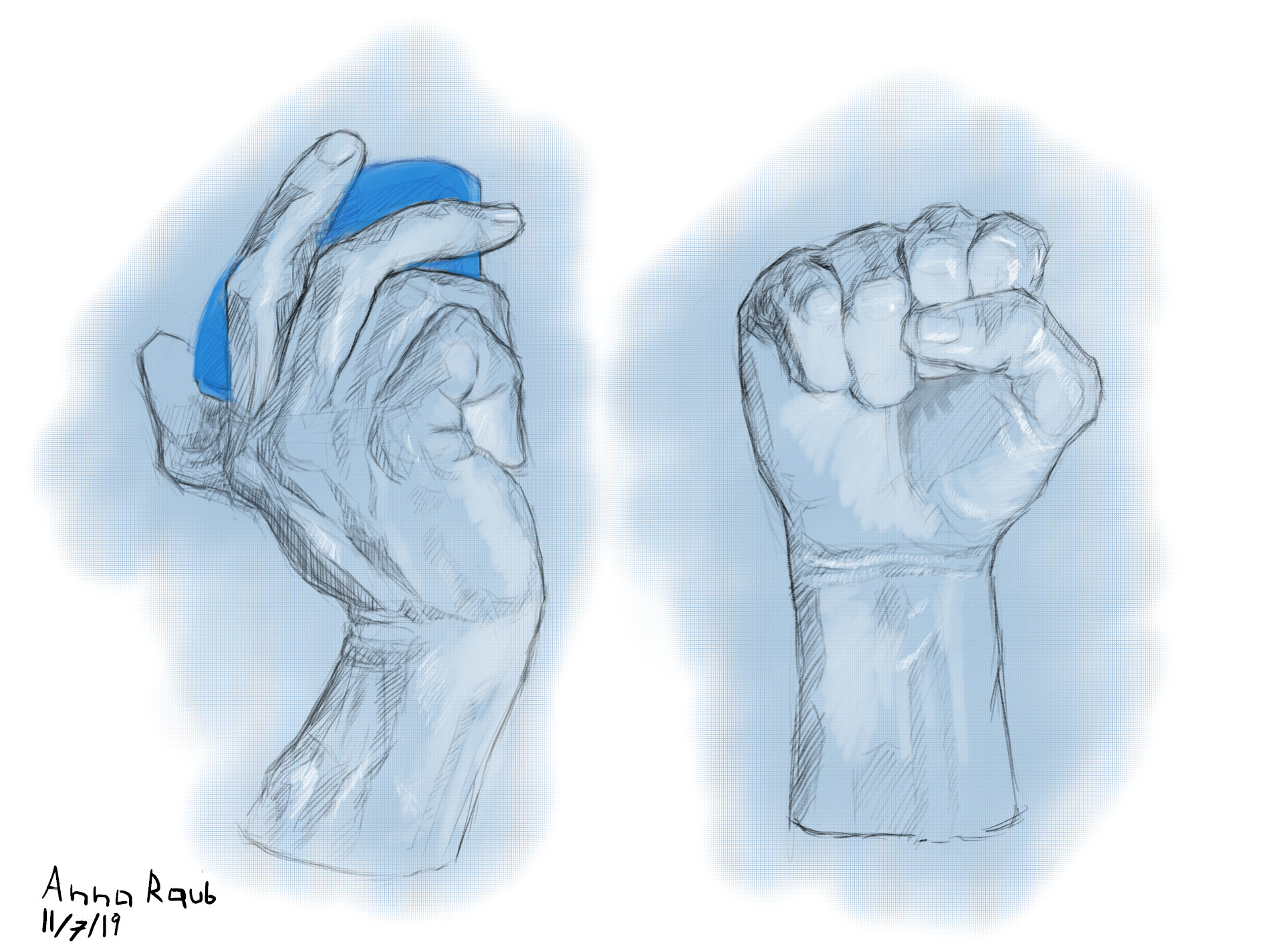 ArtStation - Assorted Hand Studies