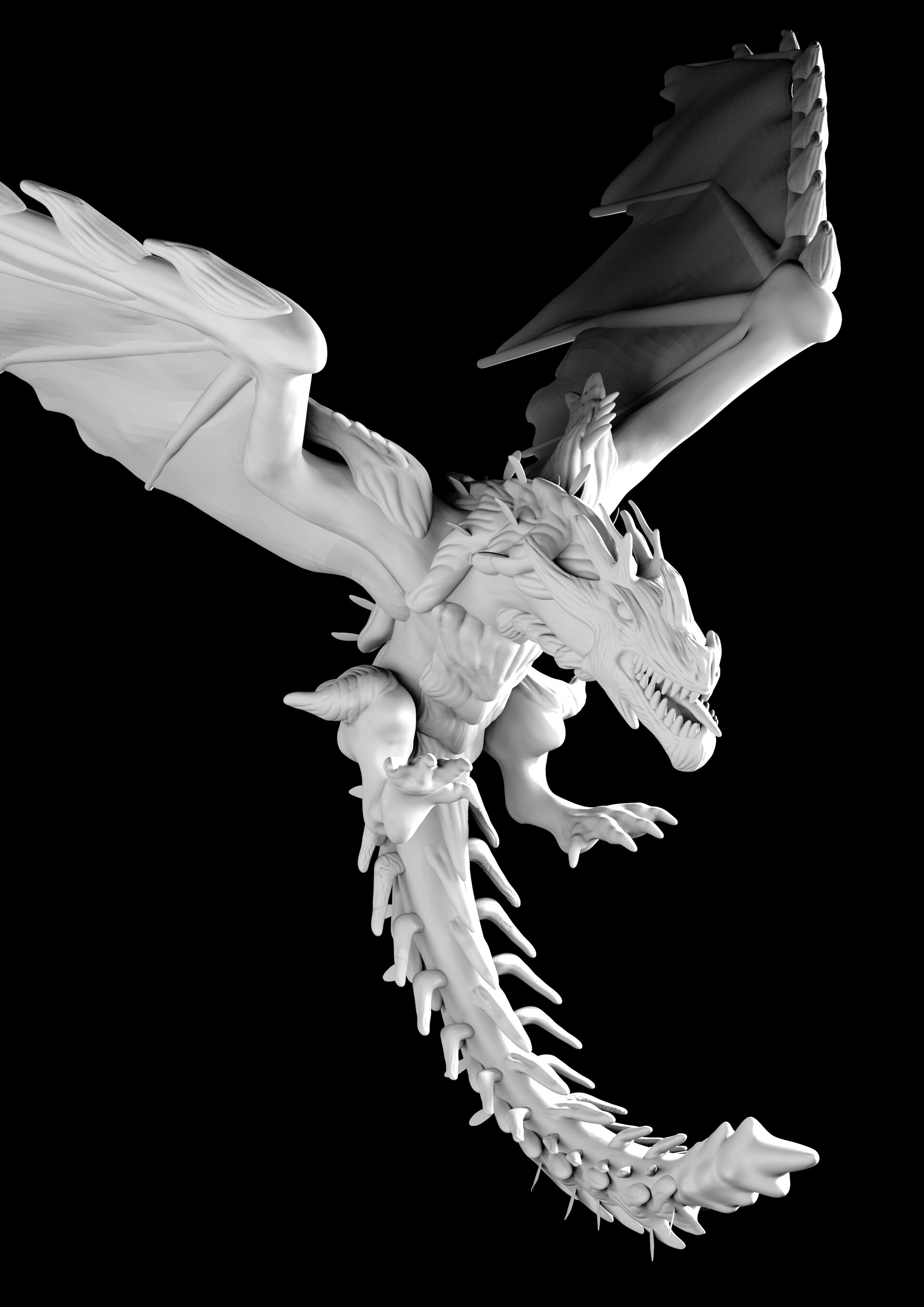 ArtStation - practice dragon