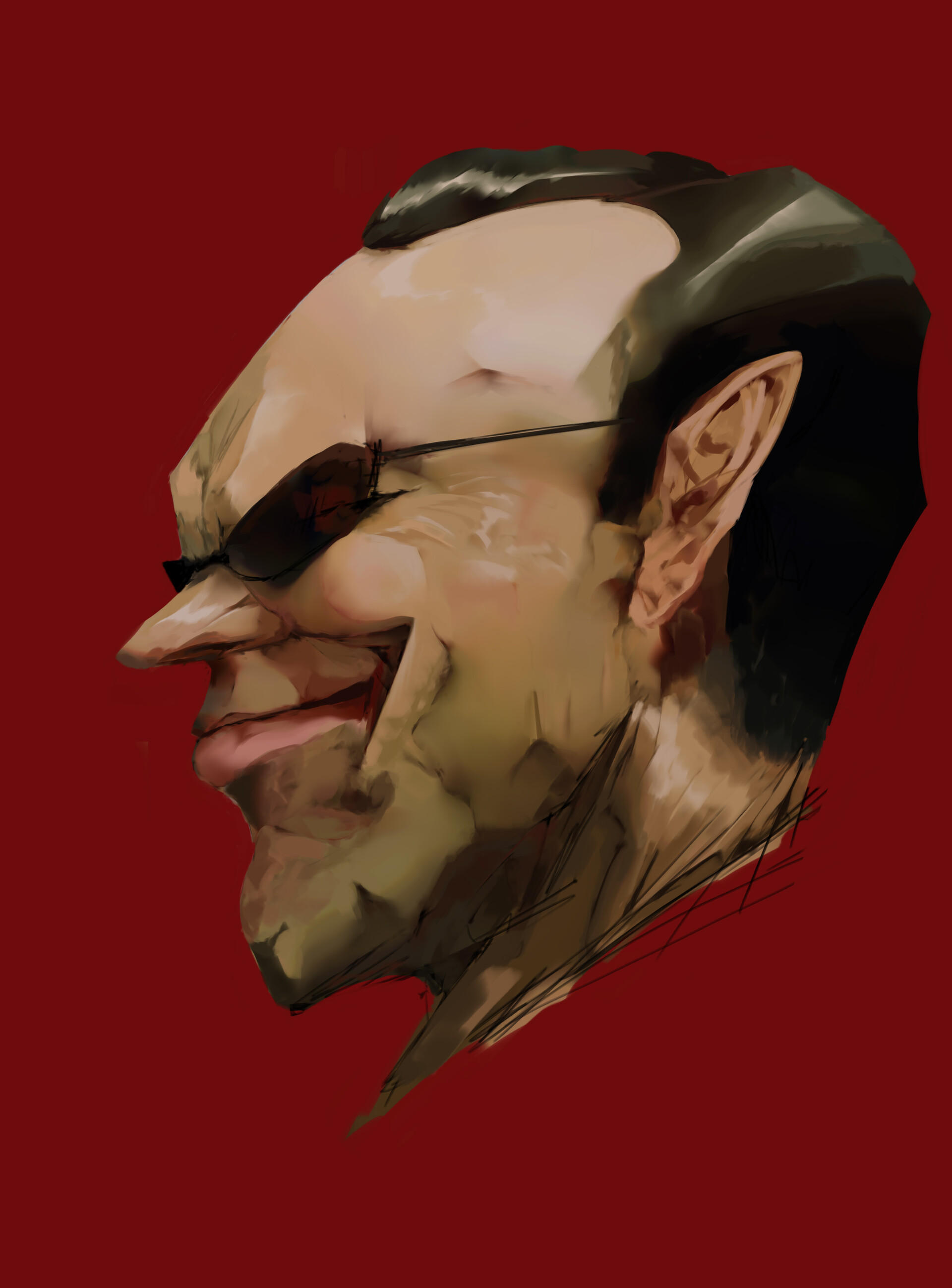 ArtStation - agent smith and jack nicholson too