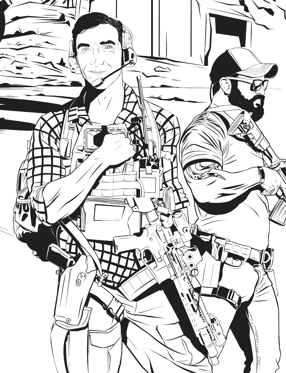 Call Of Duty Black Ops Coloring Pages