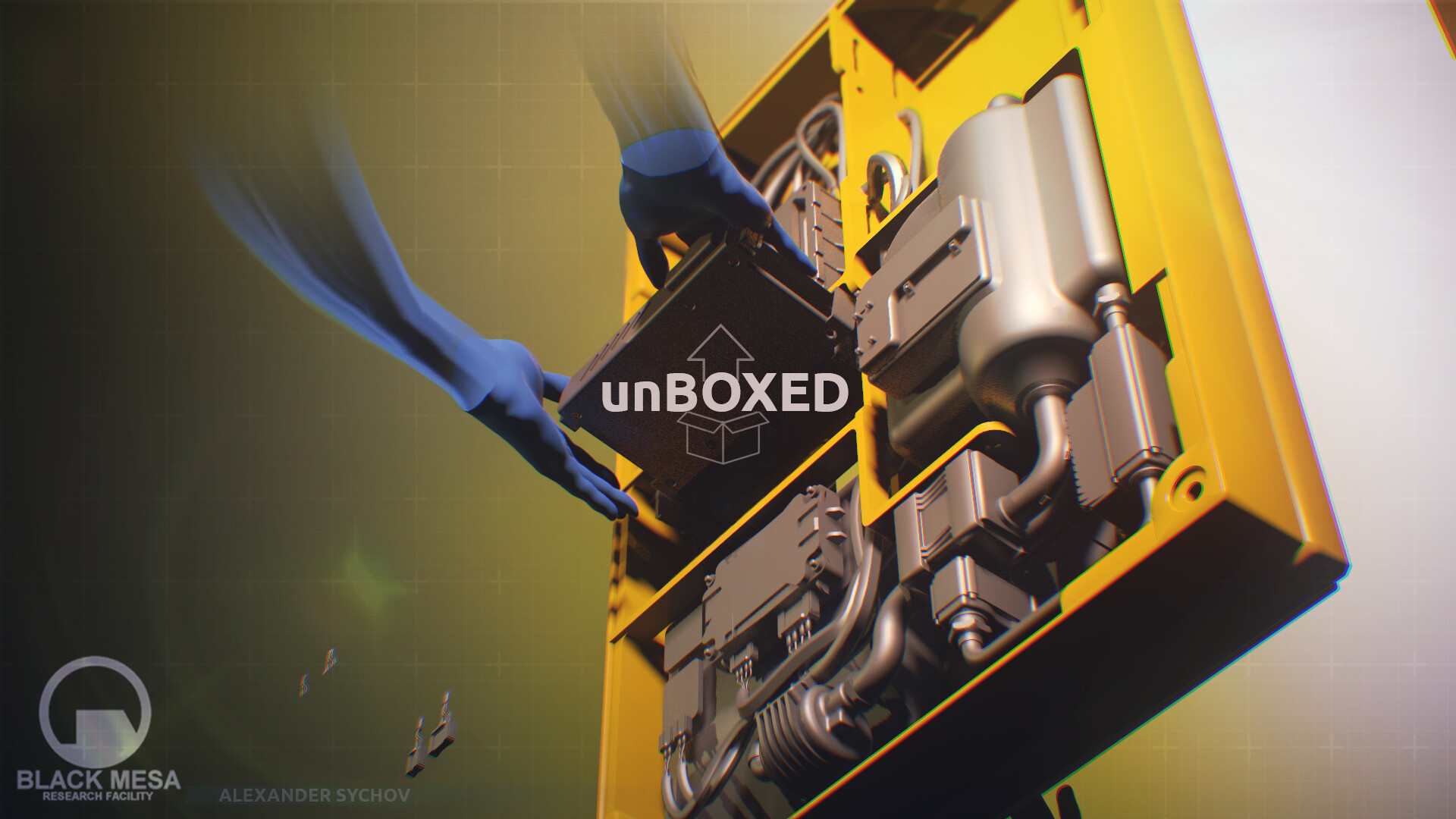 Oleksandr Sychov - HEV Suit Charger - Half Life Fan Art