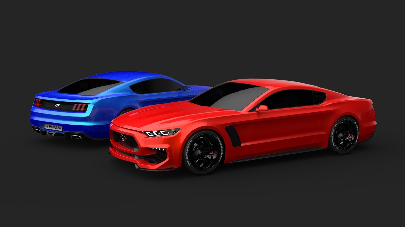 Myagmarjav Bat-Erdene - Ford mustang 2020 concept design By Makulaa