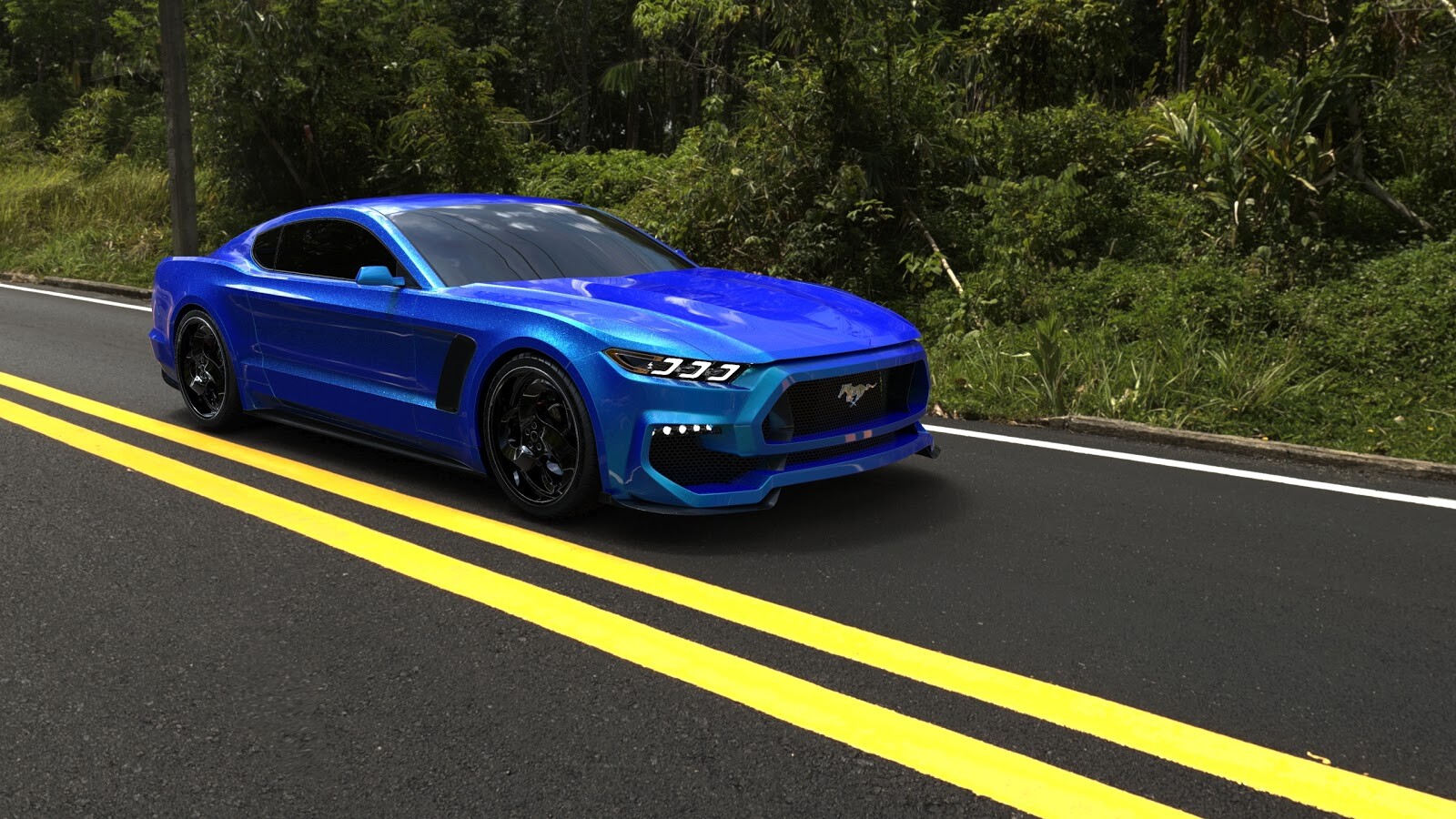 Myagmarjav Bat-Erdene - Ford mustang 2020 concept design By Makulaa
