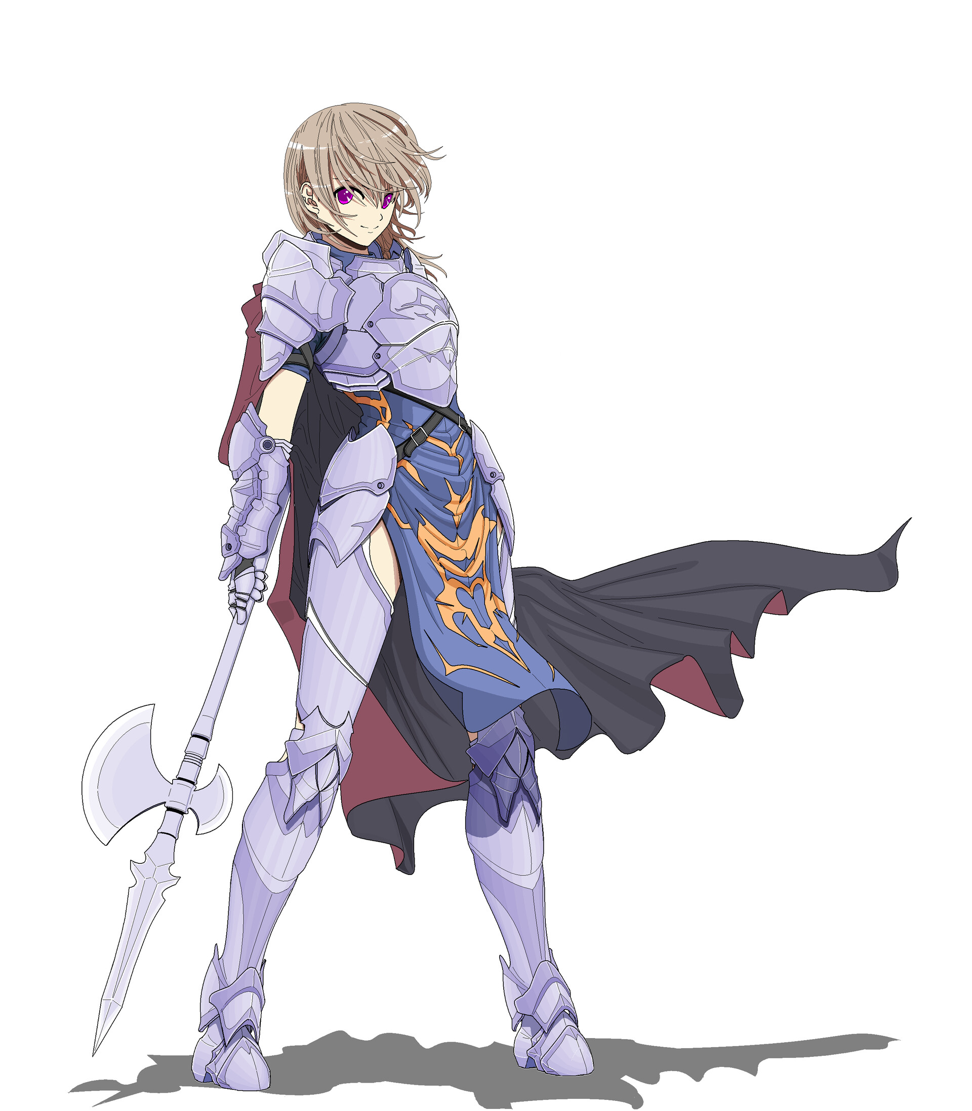 ArtStation - Female halberd Knight