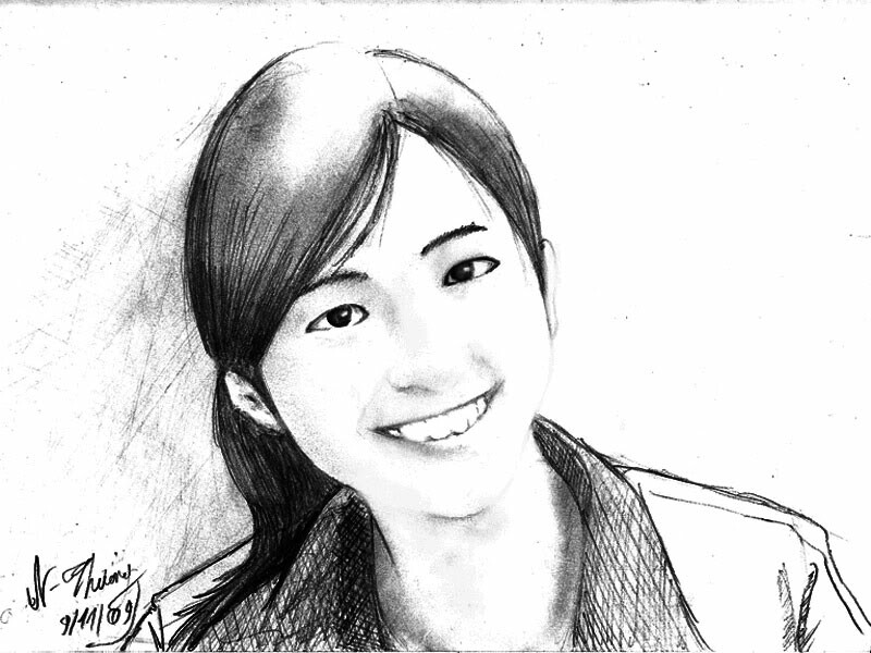 ArtStation - Portraits of people 003 - Smiling girl