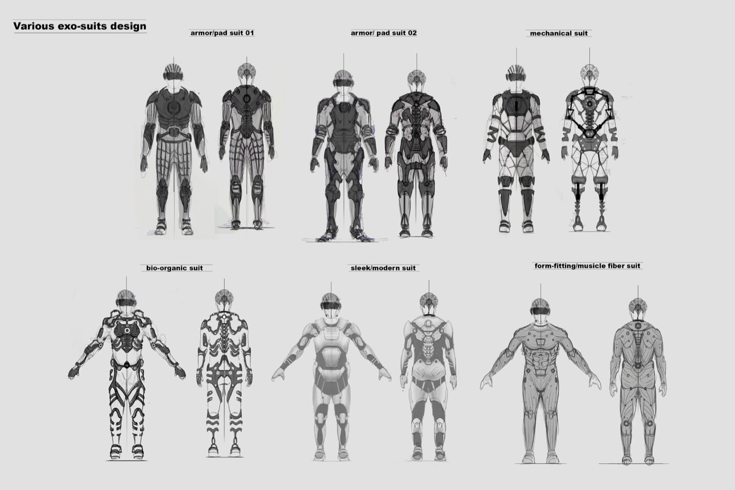 ArtStation - Exosuit Studies