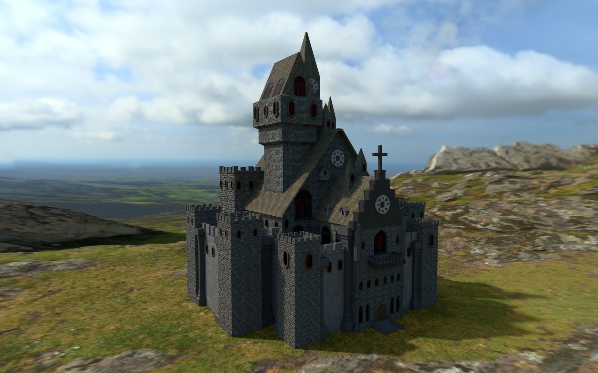 ArtStation - Fantasy Castle