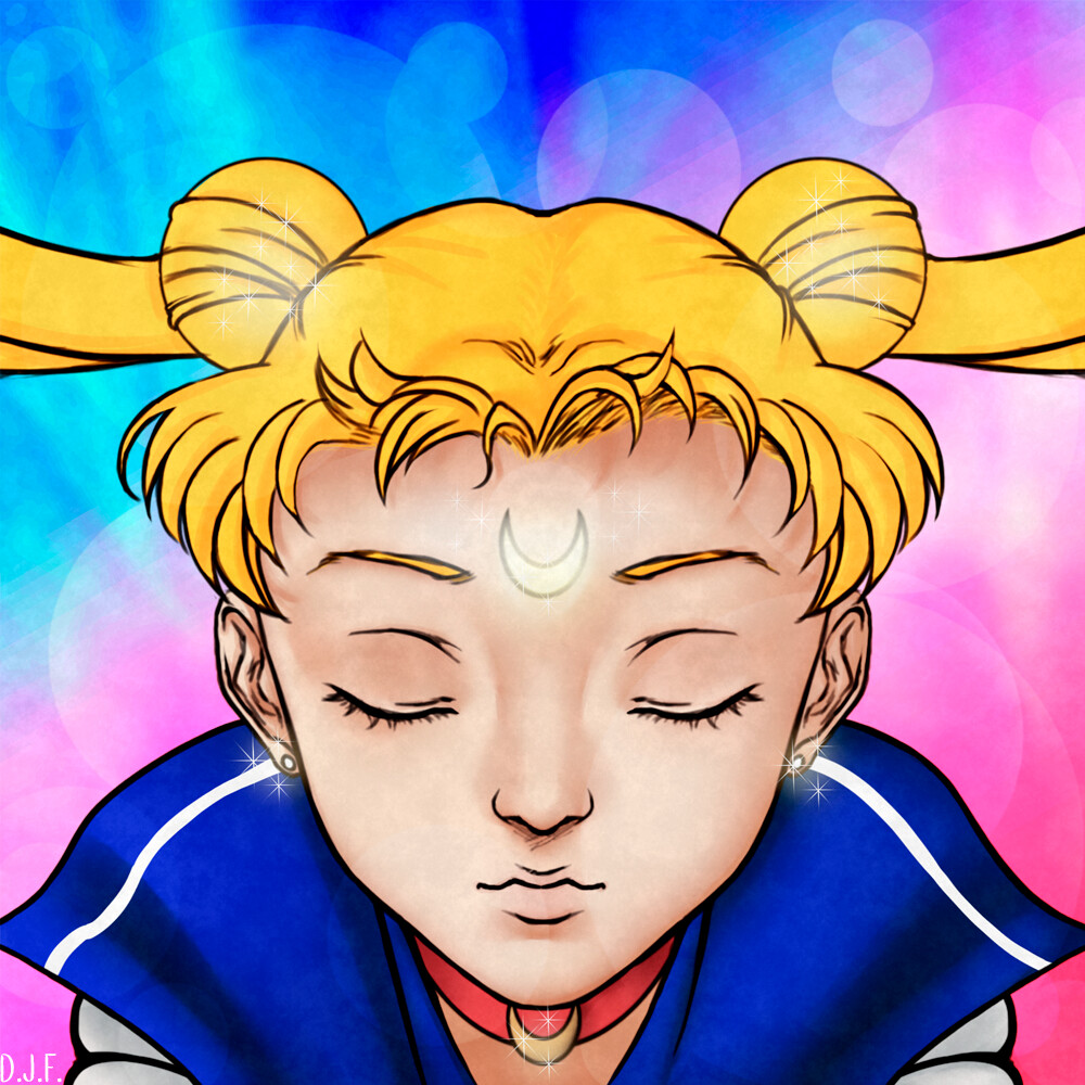 ArtStation - Sailor Moon transformation