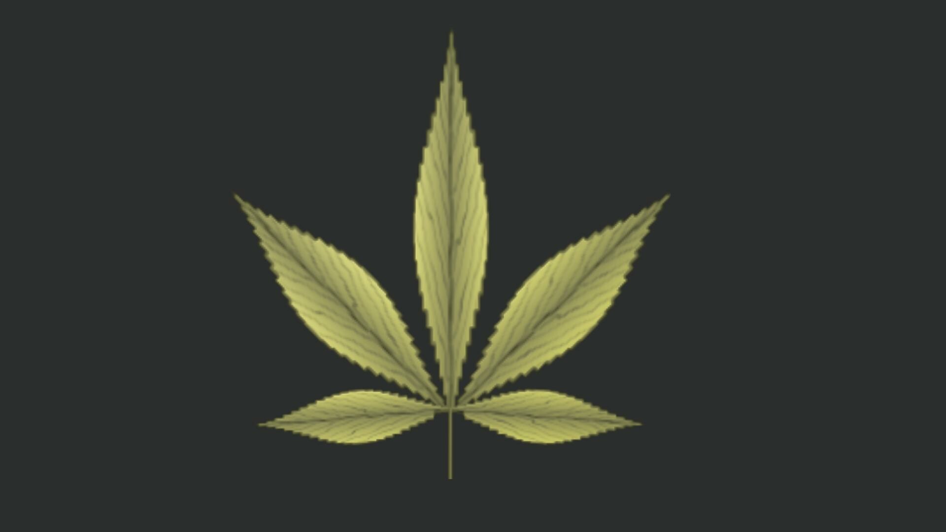 ArtStation - Cannabis Leaf