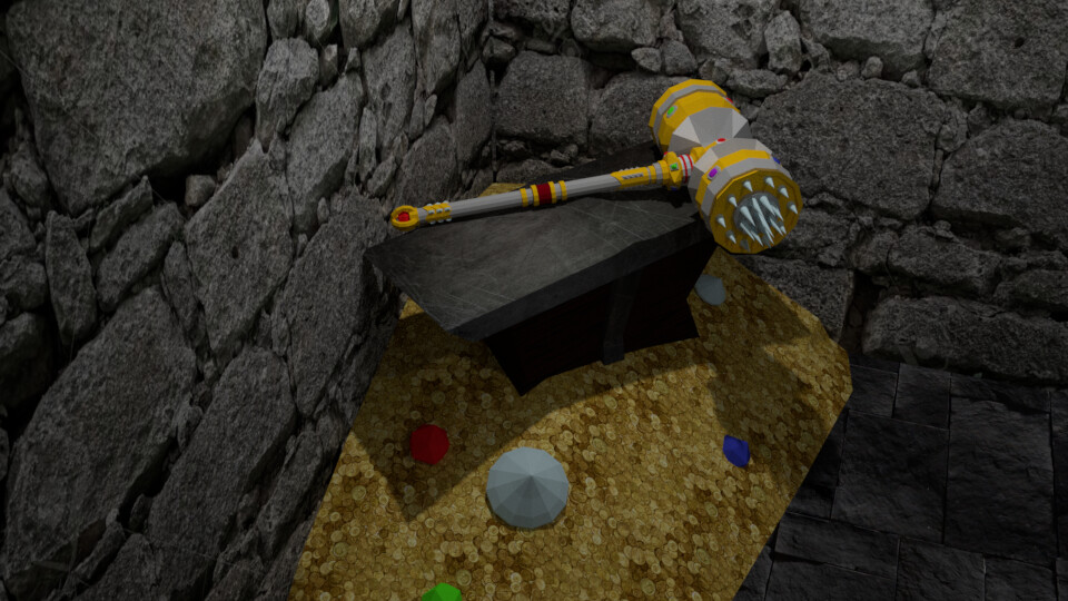 ArtStation - Jeweled Mallet of the Dwarven King