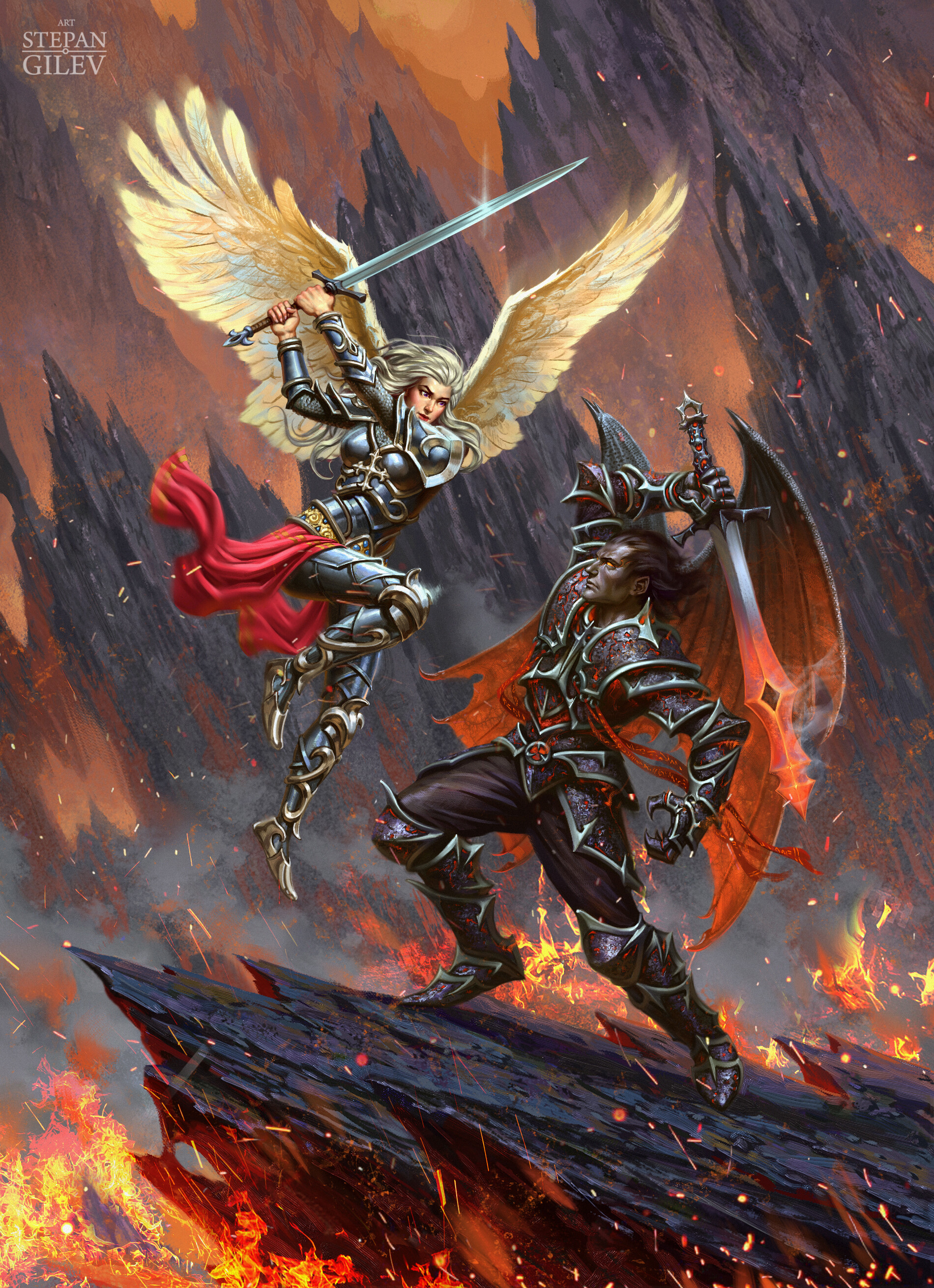 ArtStation - Holy battle. Священная битва.