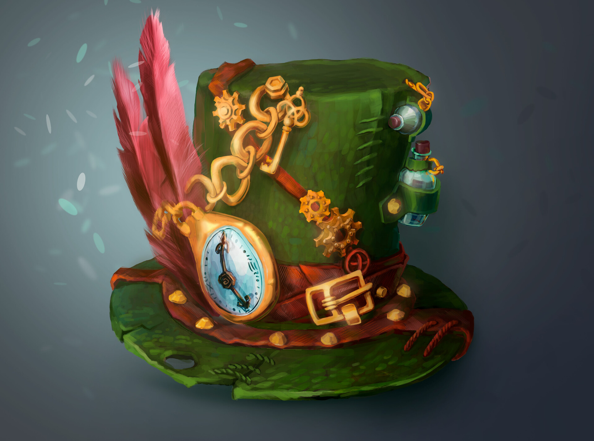 ArtStation - Time top hat., Sofia Tim