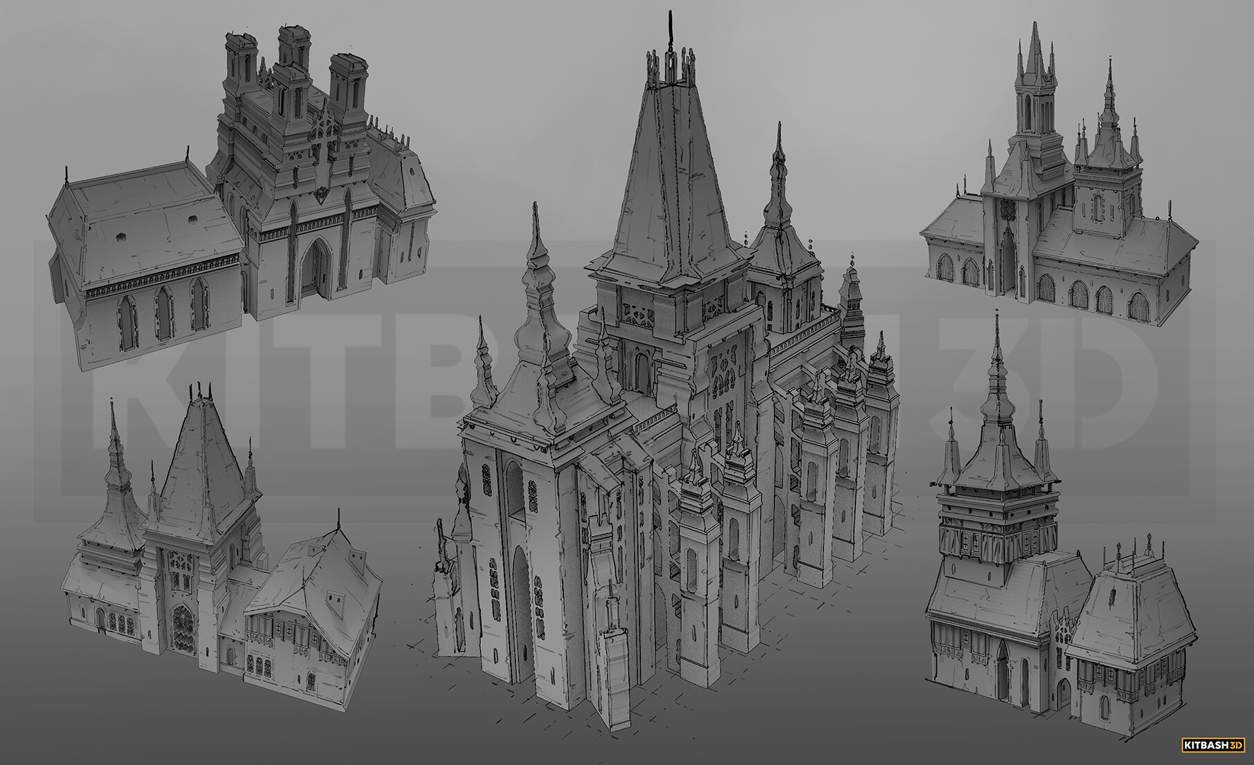 Dark Fantasy Architecture