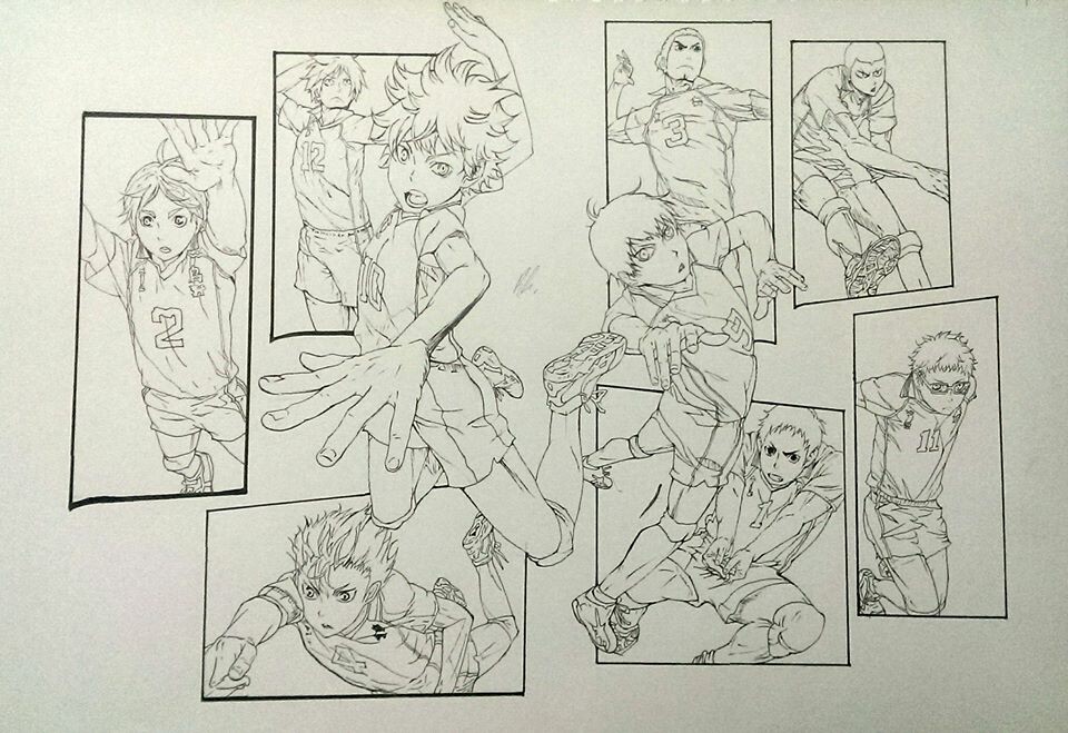 ArtStation - Karasuno Team - Haikyu!!
