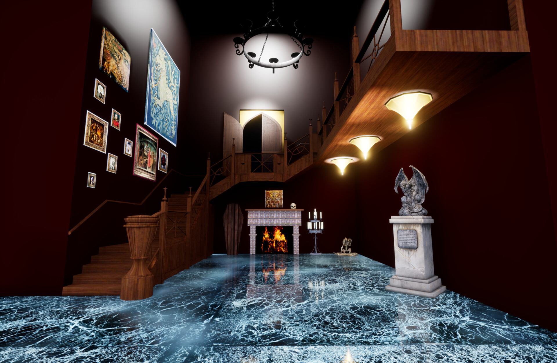 ArtStation - Crimson house 2