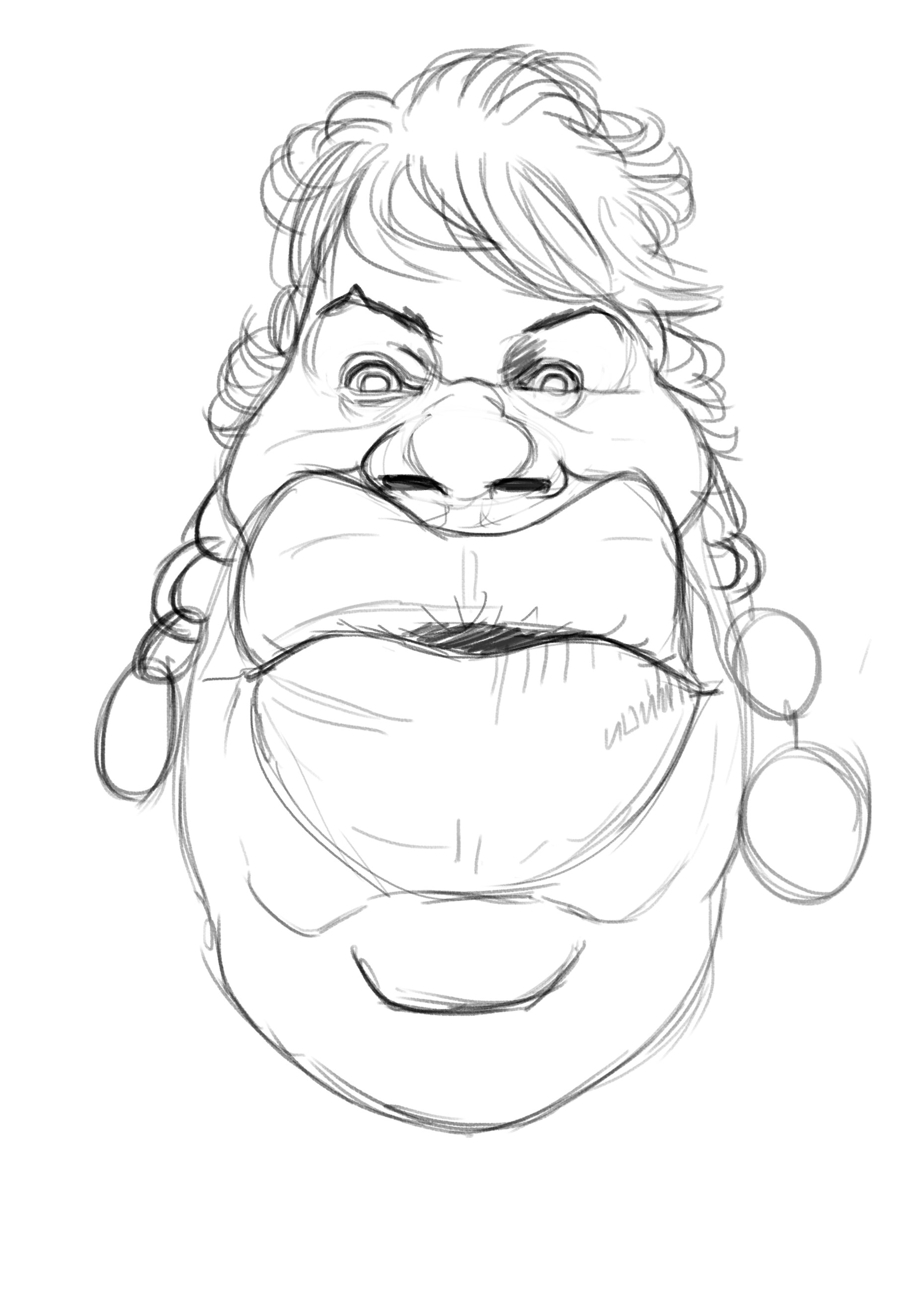 Rômulo Gonçalves - Caricatura da personagem Rasputia