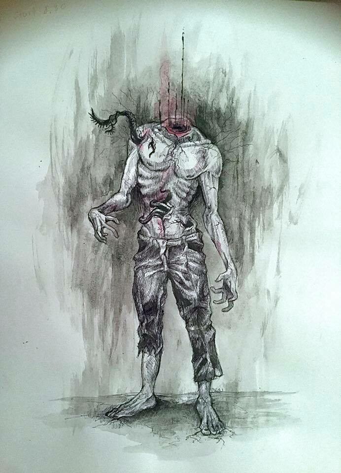 horror design drawing